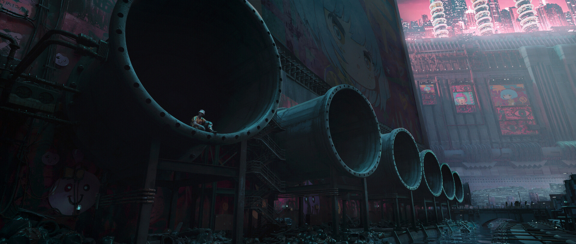 ArtStation - Neo Tokyo Challenge - Exterior