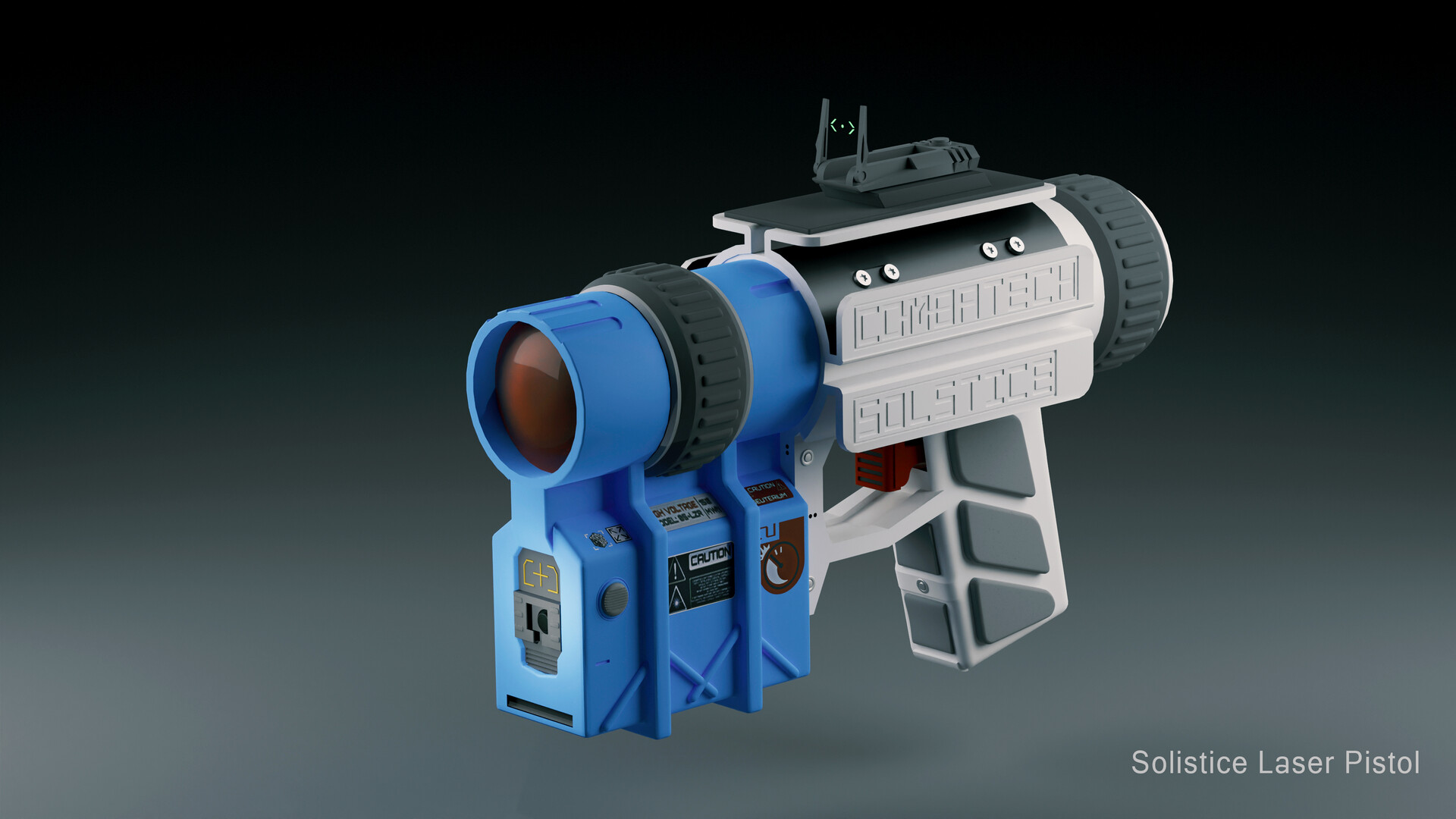 ArtStation - STARFIELD Universe Solistice Laser Pistol