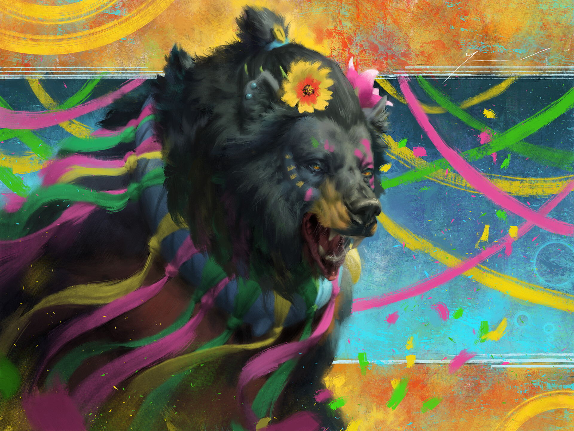 ArtStation - Sun Dancer, Creature Illustration