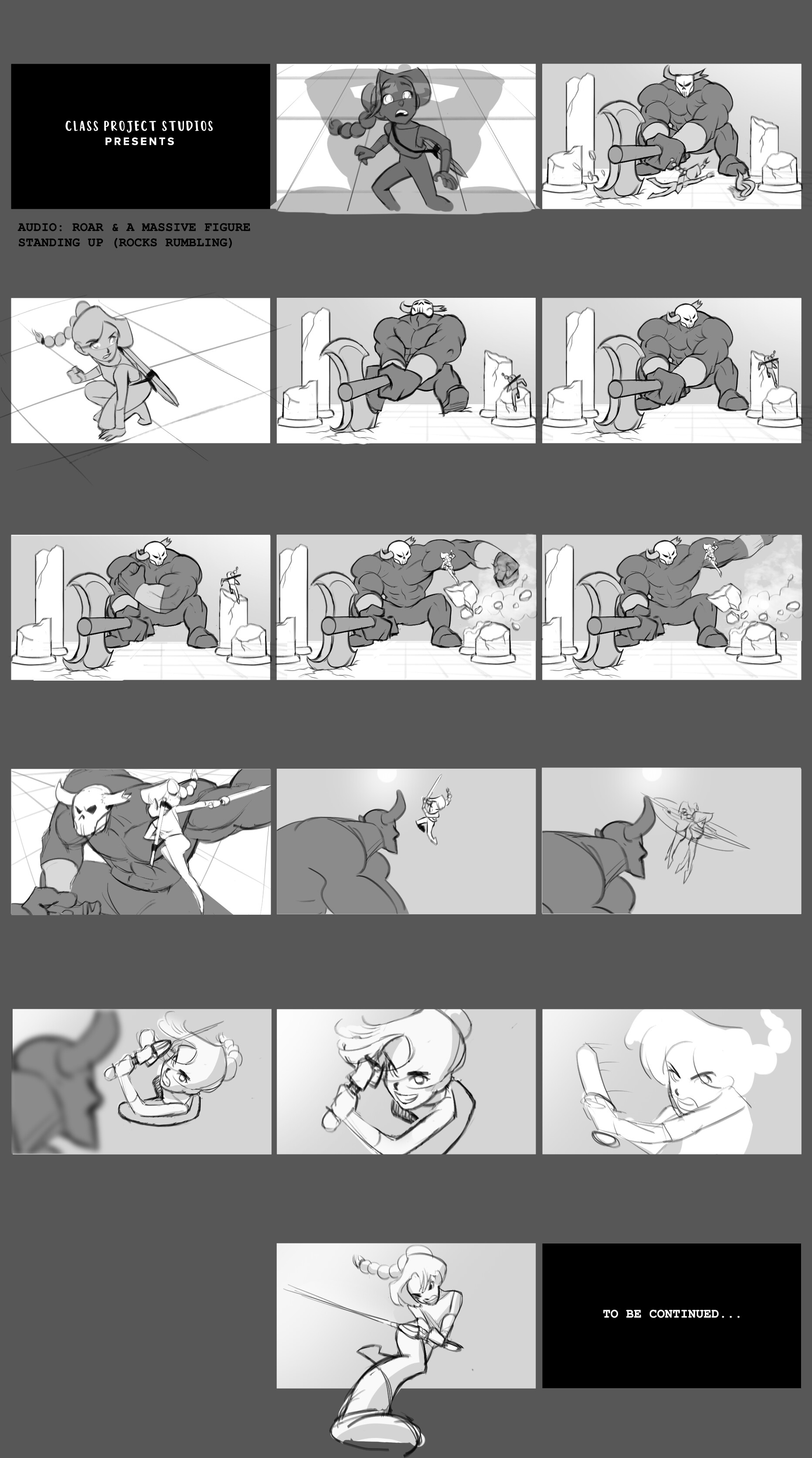 Enrique Perez Soler - Our First Animated Short - STORYBOARDS
