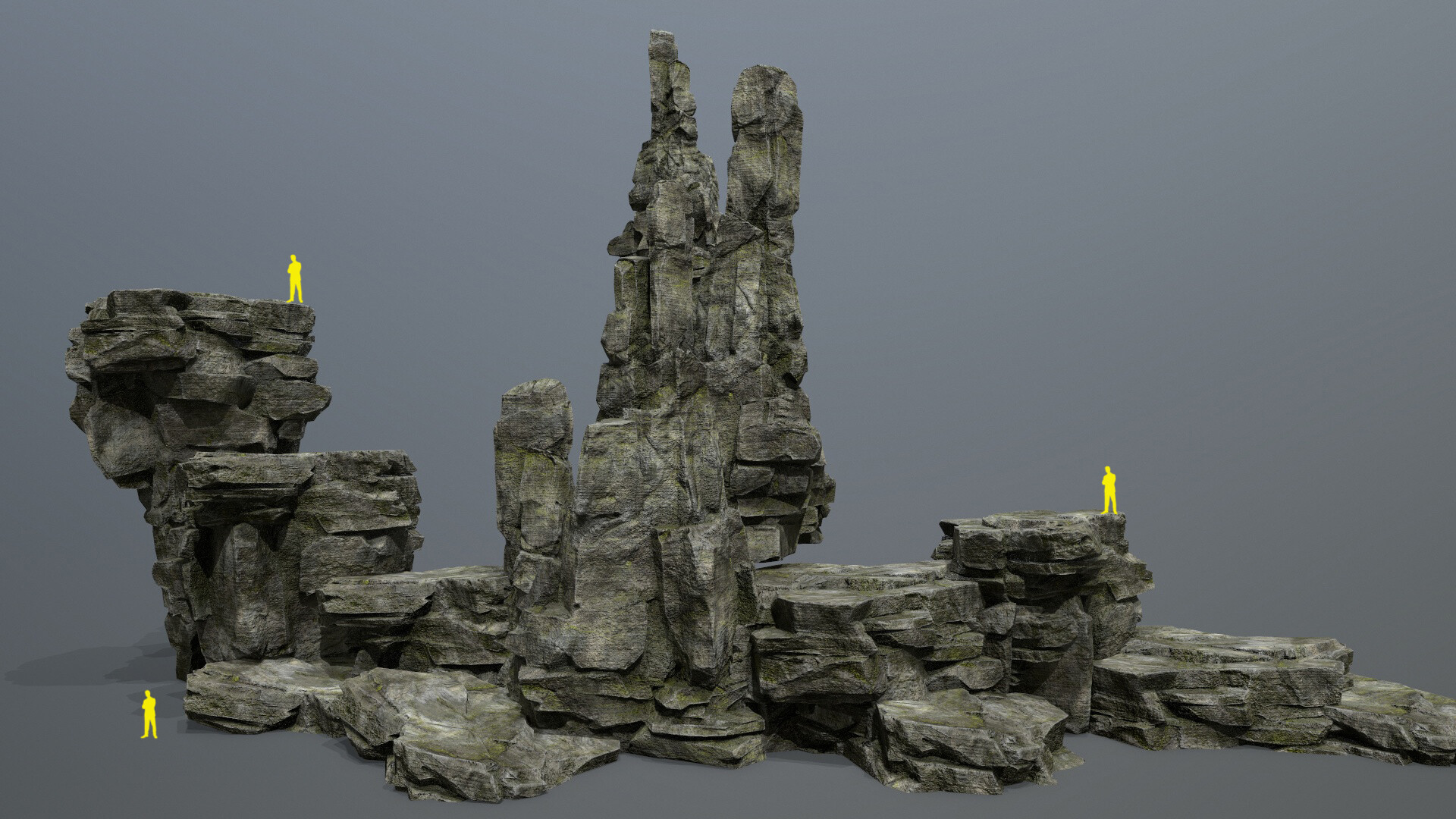 ArtStation - cliff rocks