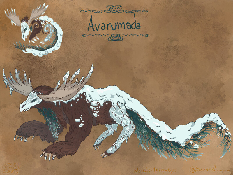 ArtStation - Avarumada - Monster Hunter Creature - Design Challenge ...