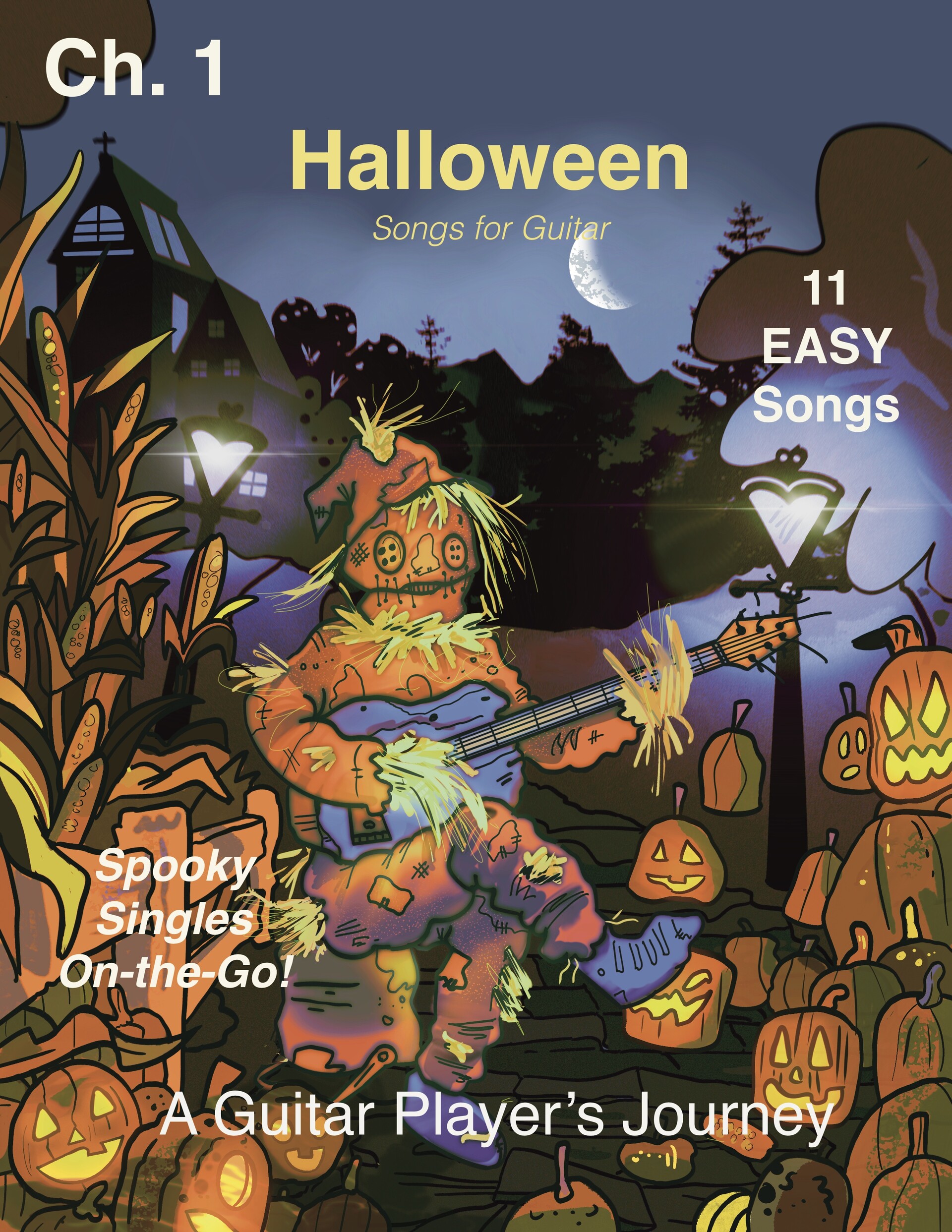 ArtStation - halloween songbook cover art