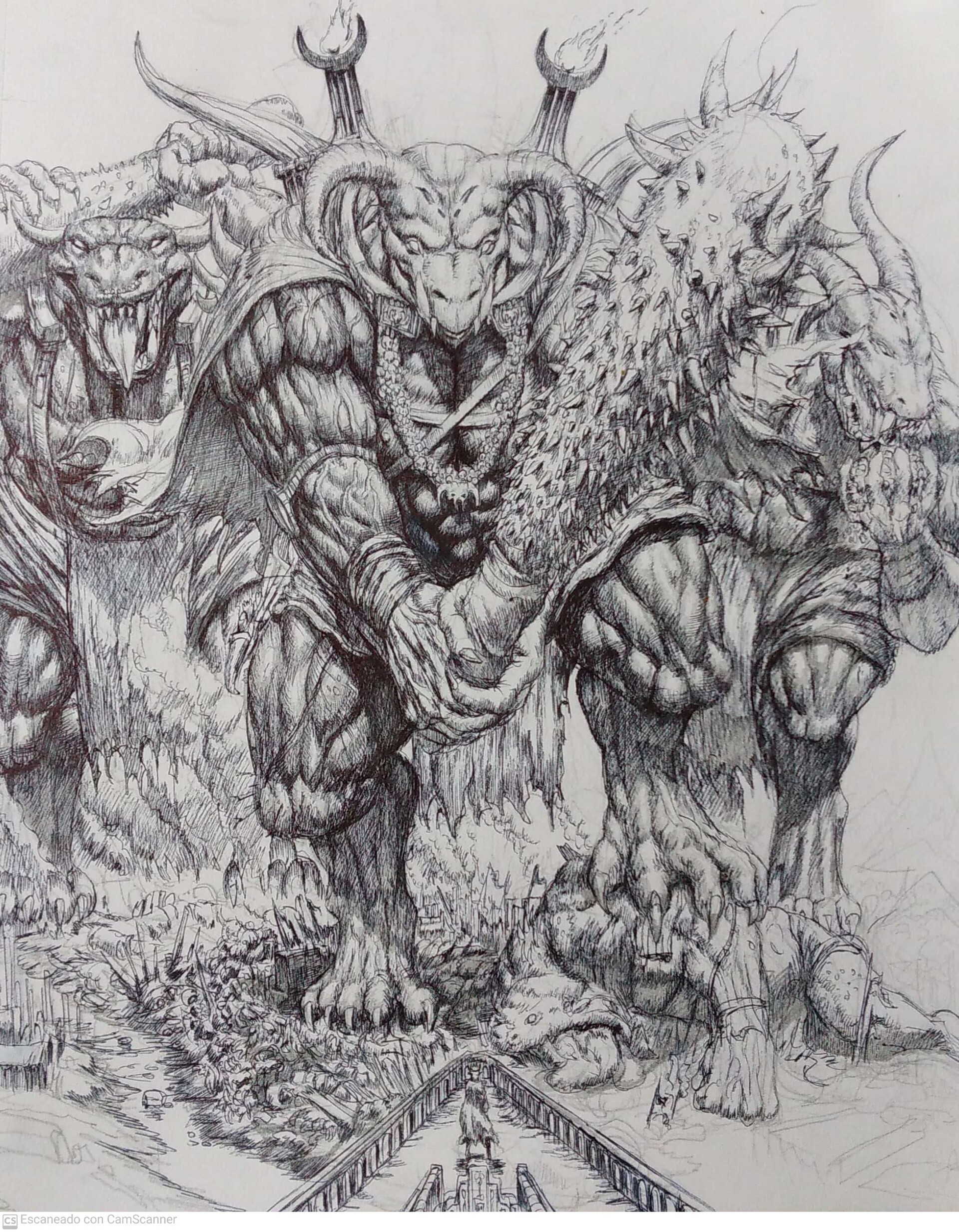 ArtStation - Giant Crushers (ink)