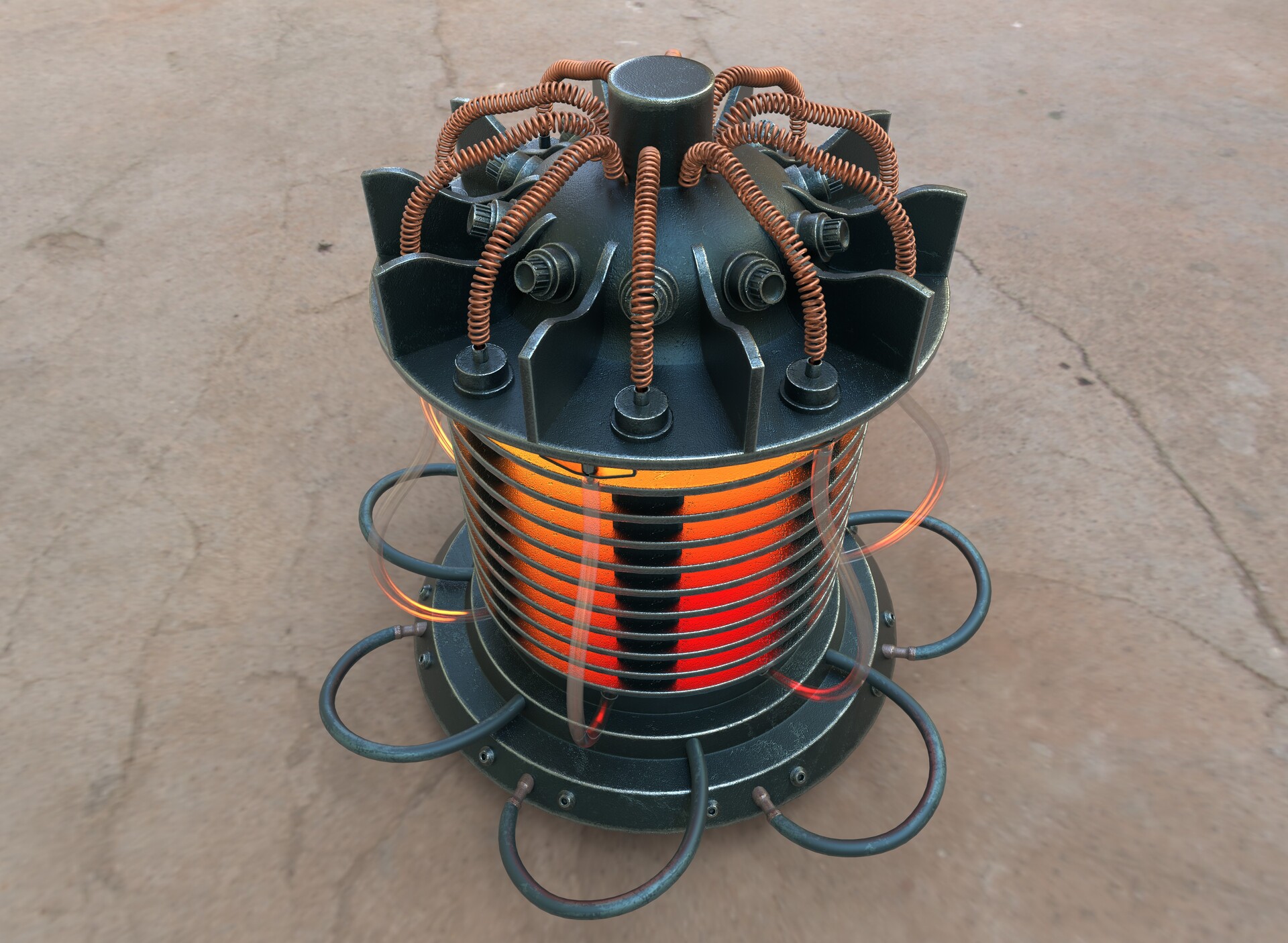 ArtStation - Droid Fusion Furnace - Hard Surface 3D Art