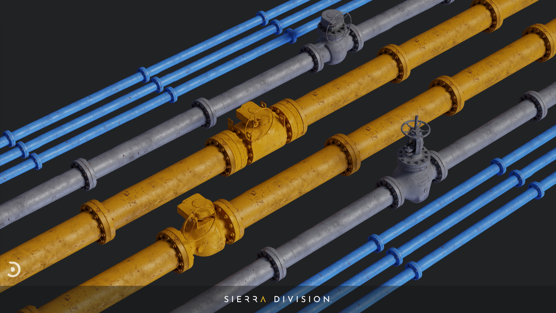 Neel Parekh - Industrial Oil Rig - Modular Pipes