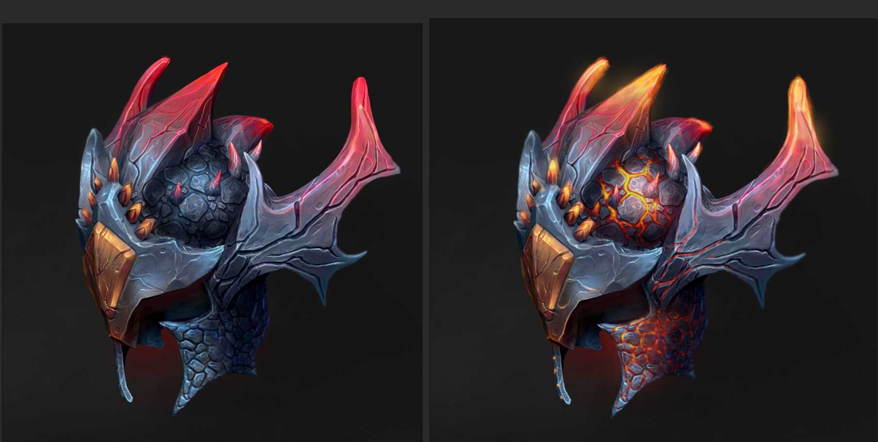 ArtStation - Dragon Helmet [Manikins]