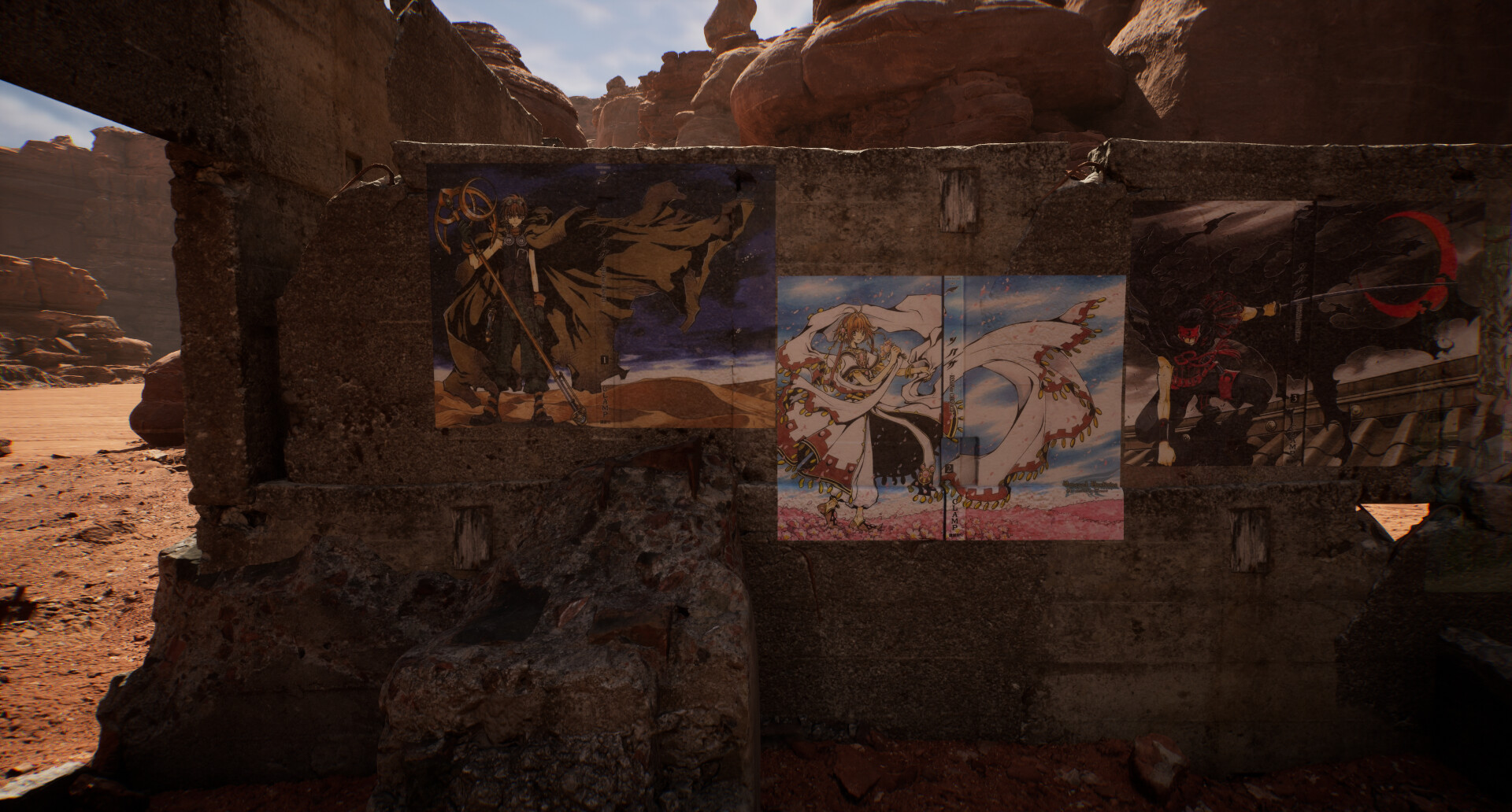 ArtStation - Moab Ruin [UE5.2.3 with Lumen and Raytracing]