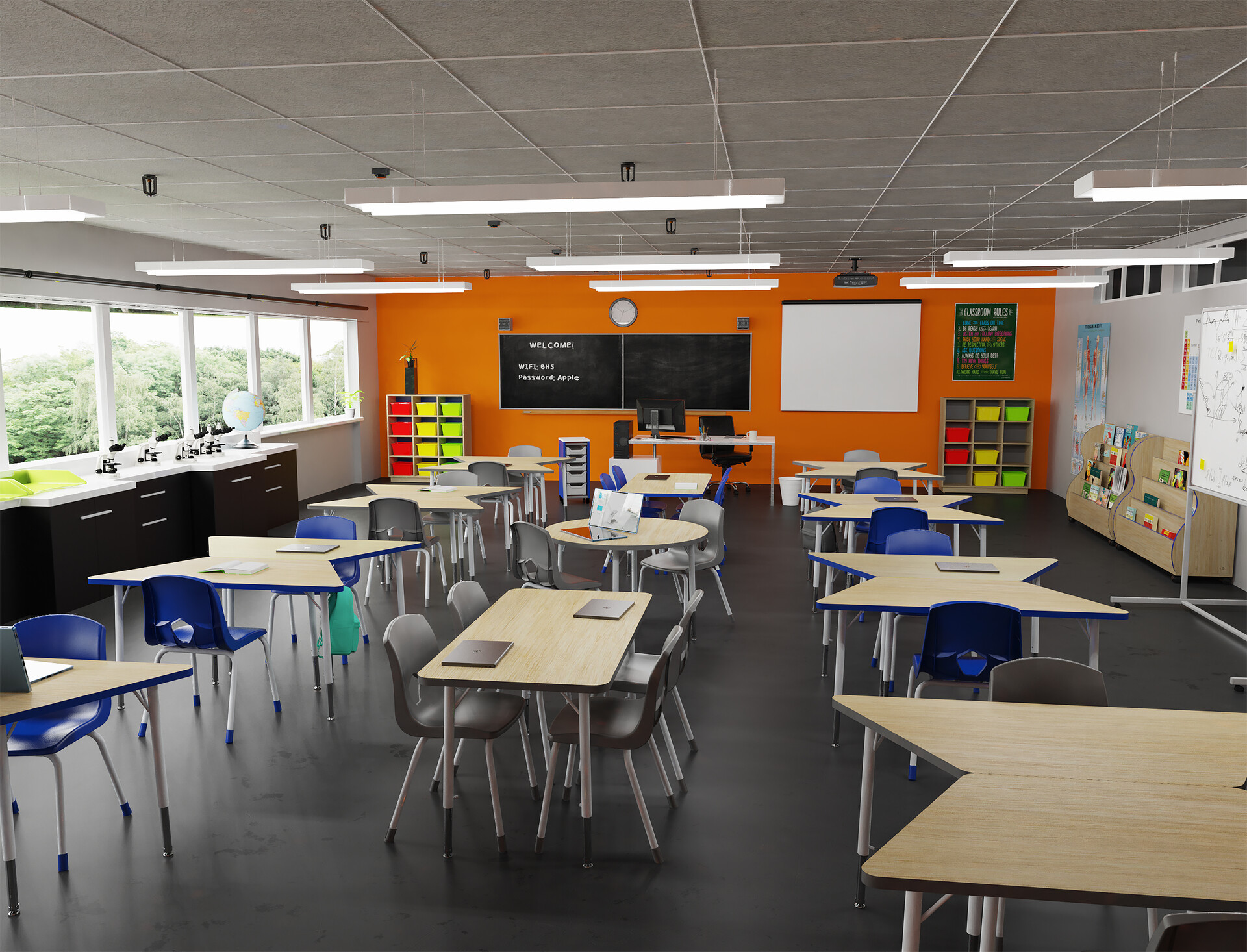 ArtStation - Middle School Classroom