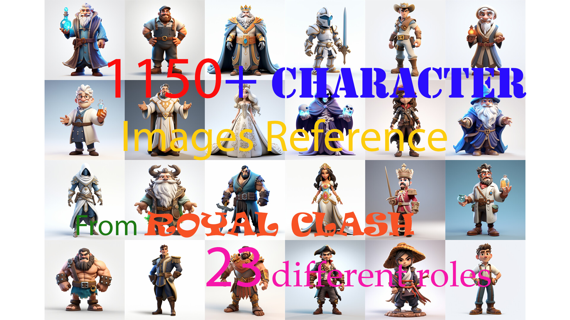 ArtStation - Royal clash character images reference