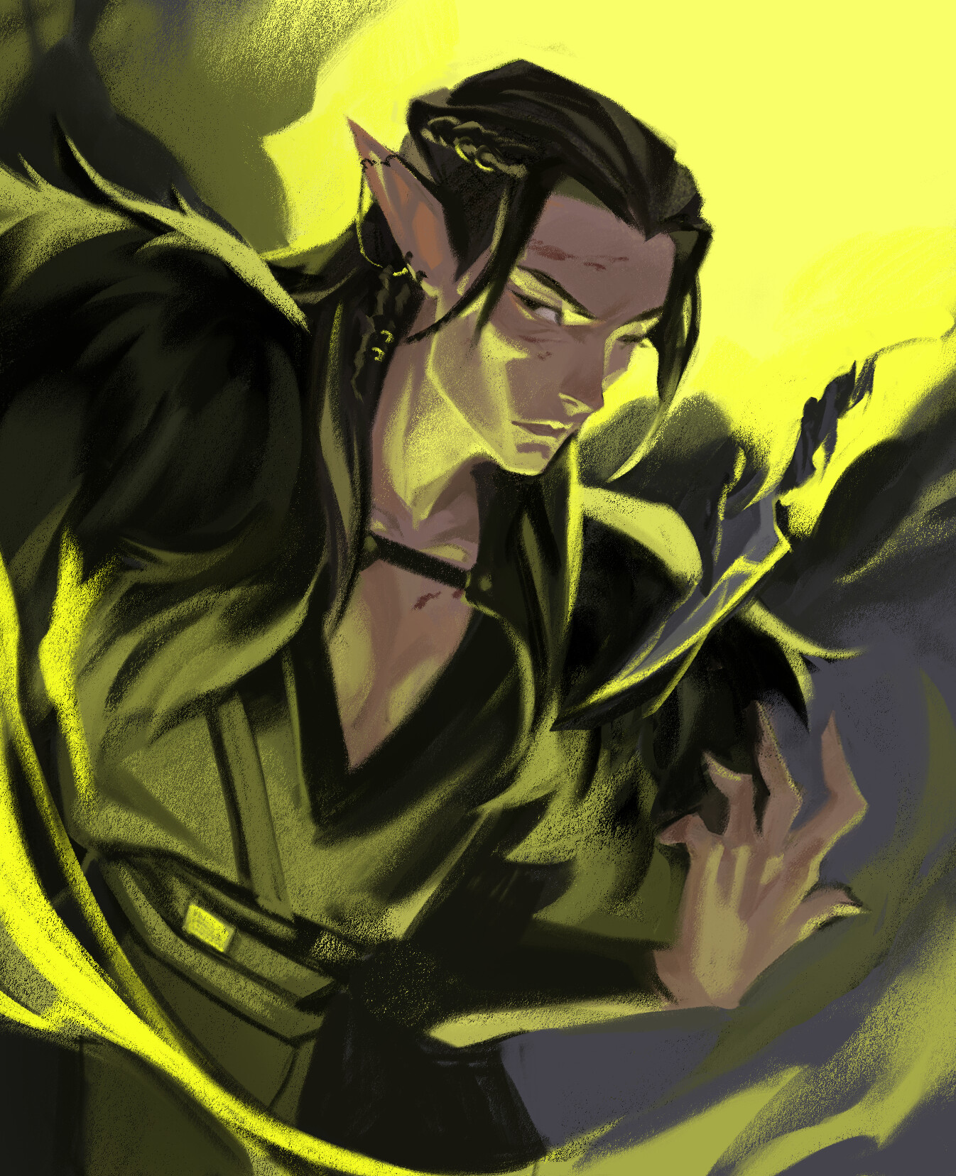 ArtStation - FanArt of Vax from "The Legend of Vox Machina"