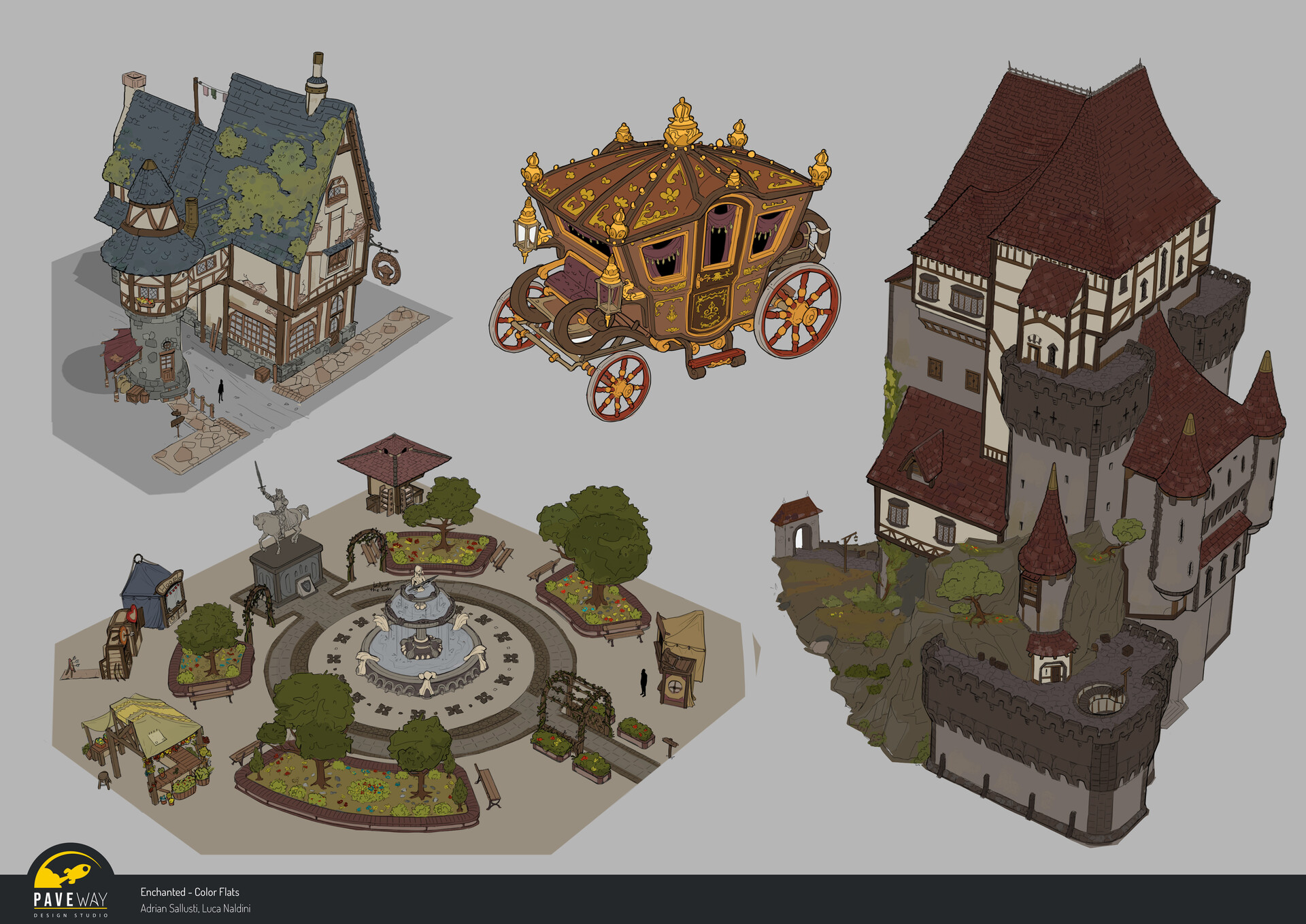 Paveway Design - Kitbash3D - Enchanted Concepts