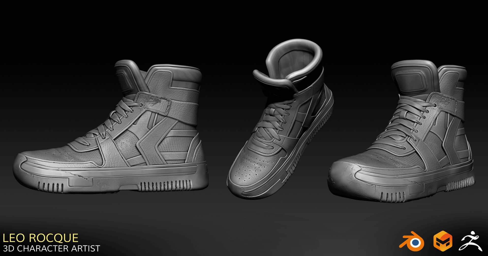 Leo Rocque - High Poly Character WIP - "A Mother's Odyssey"