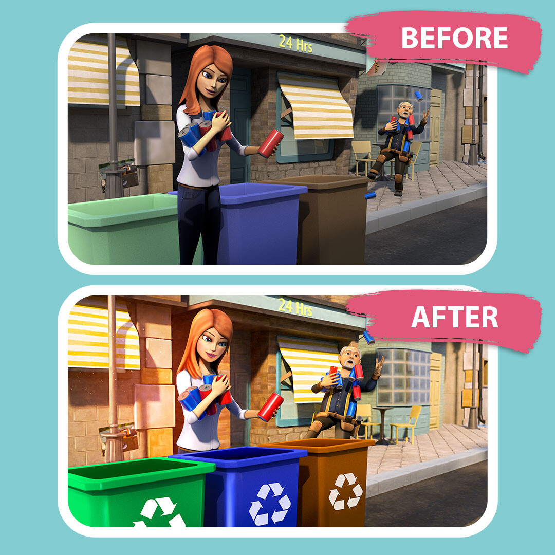 ArtStation - Social Media Posters "Qiiwi Games" - Environment Event ...