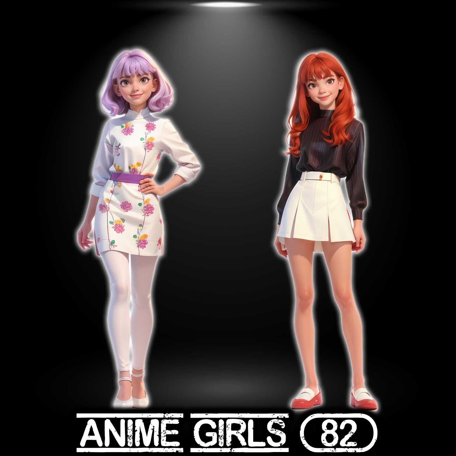 ArtStation - 200+ Anime Girls (Smiling) Images Reference Pack - 4K ...