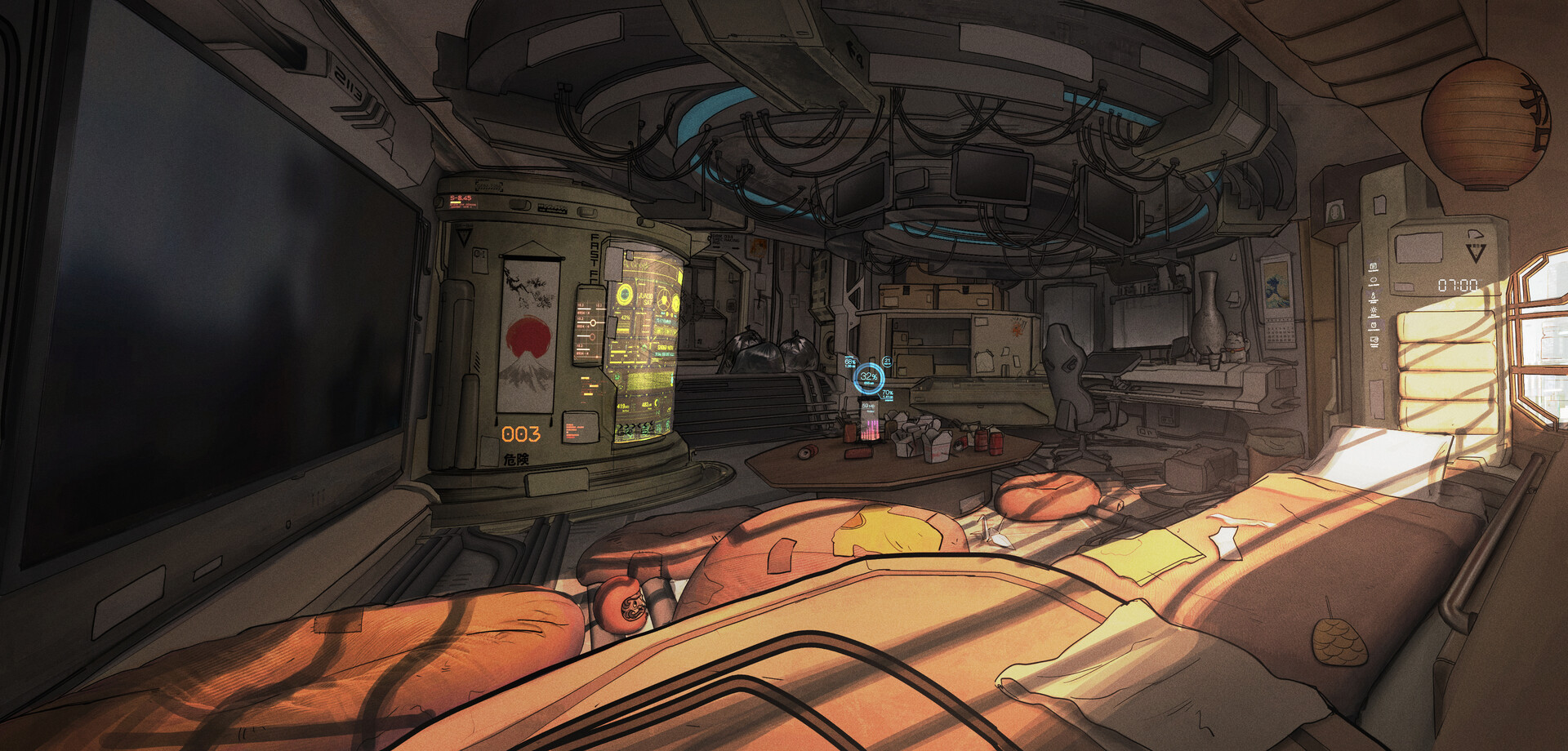 ArtStation - CYBERPUNK ROOM