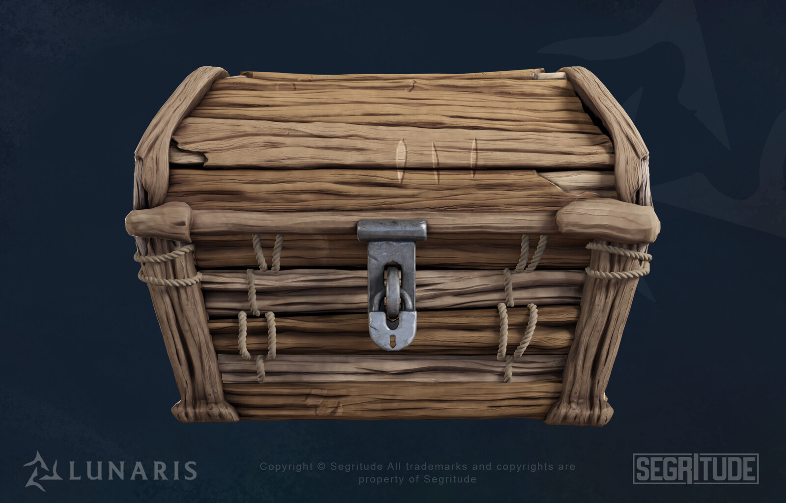 Ajay Sasan - Craftsman's Wooden Treasure Chest: A Stylized 3D Game Artifact