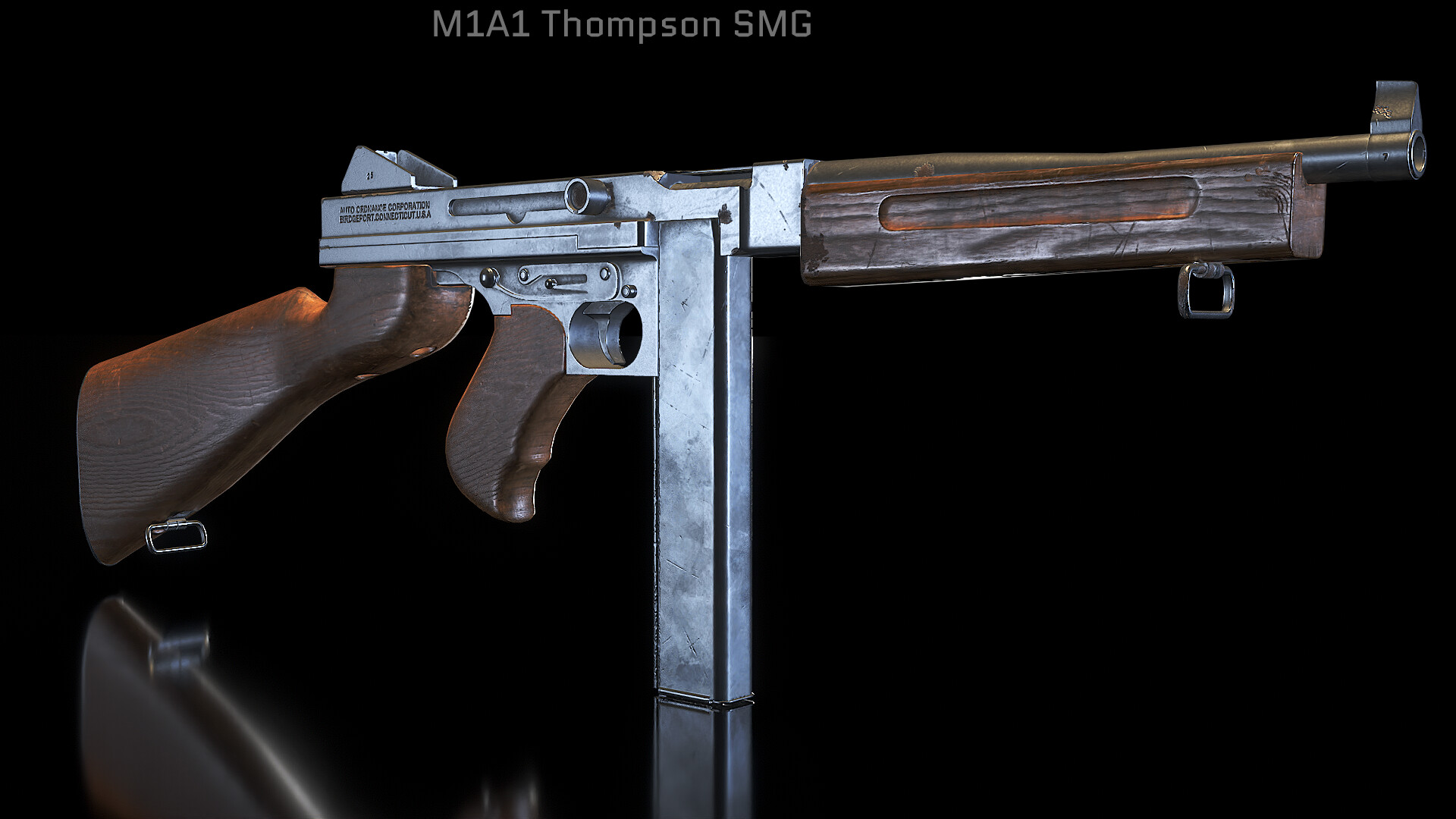 Ruslan Savinov - M1A1 Thompson SMG Game Ready