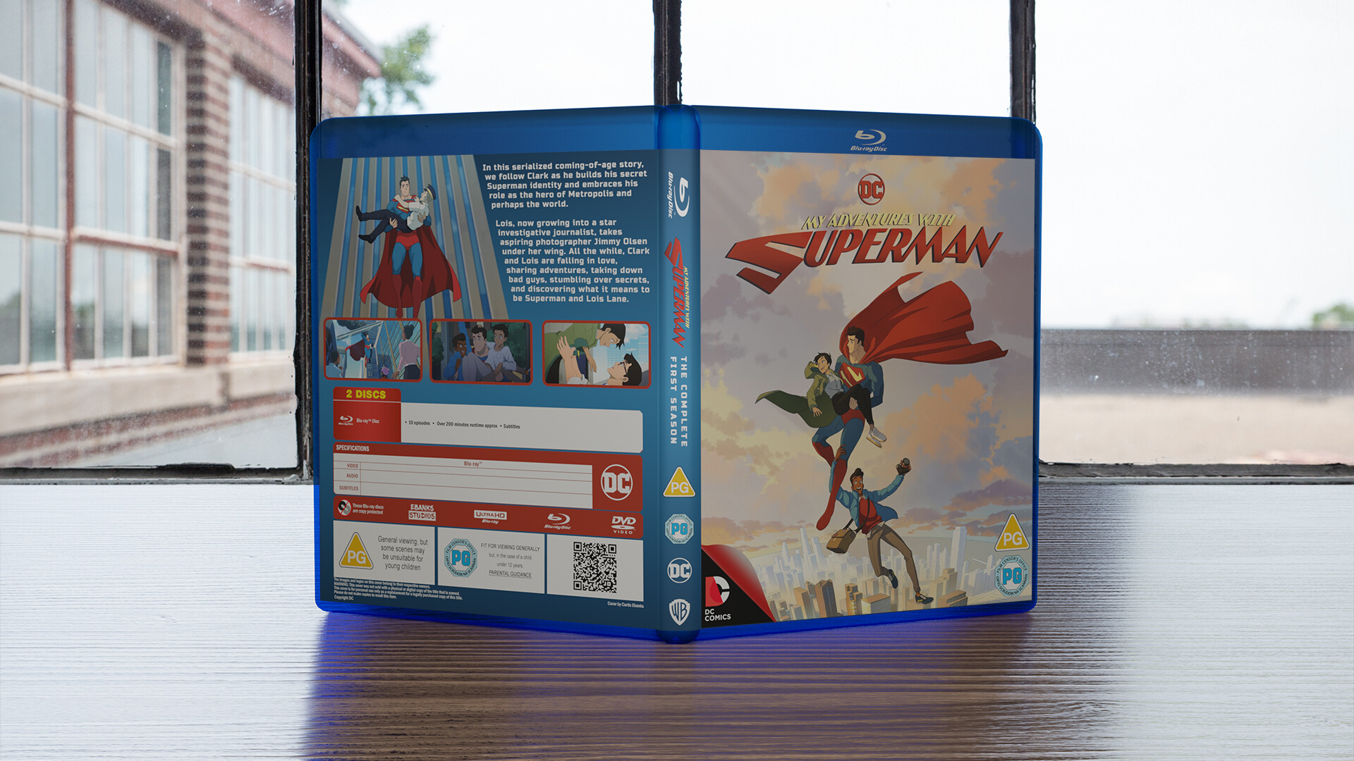 ArtStation - My Adventures with Superman - Season 1 Custom Blu-ray Cover