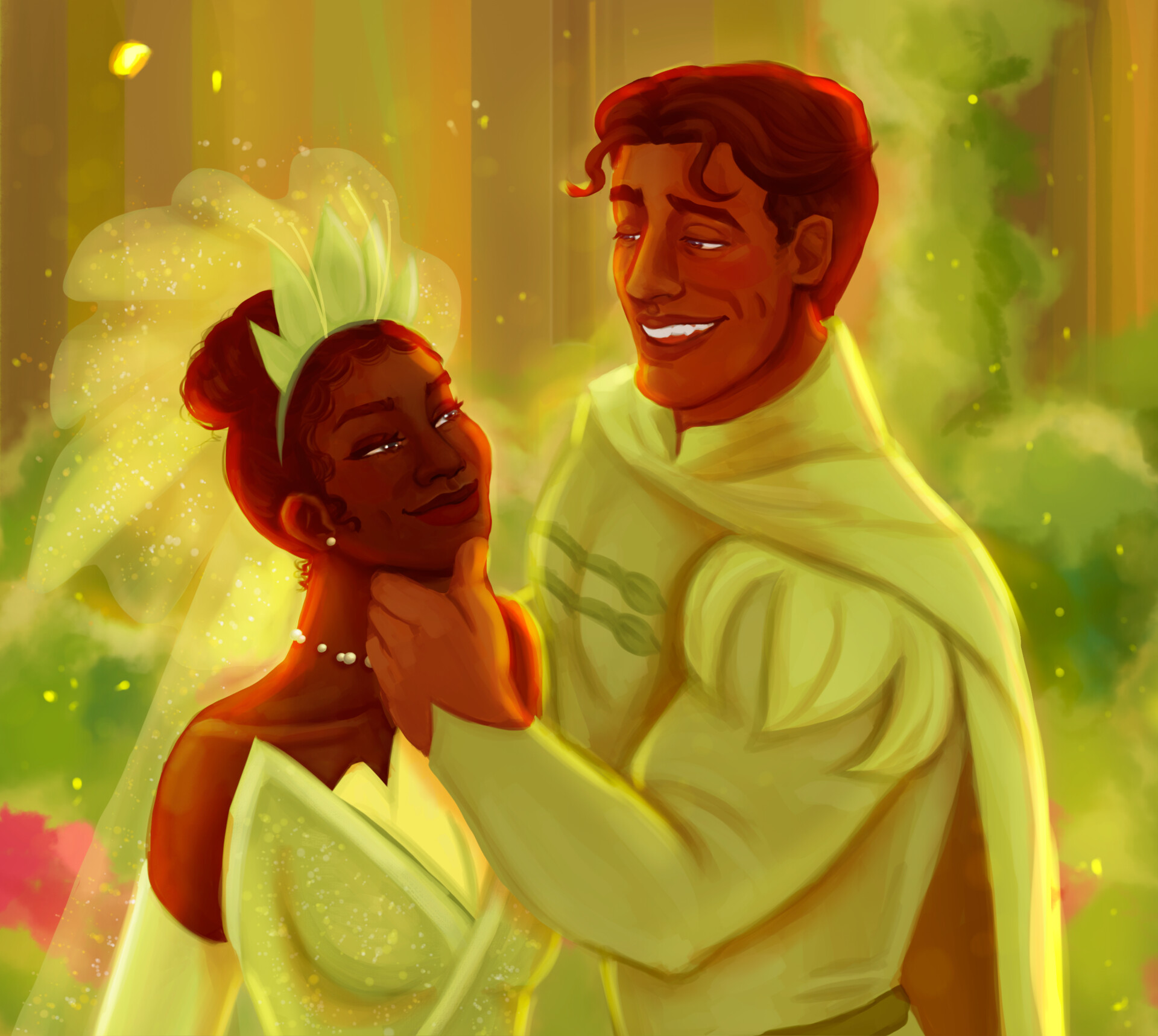 Tiana And Naveen Fan Art