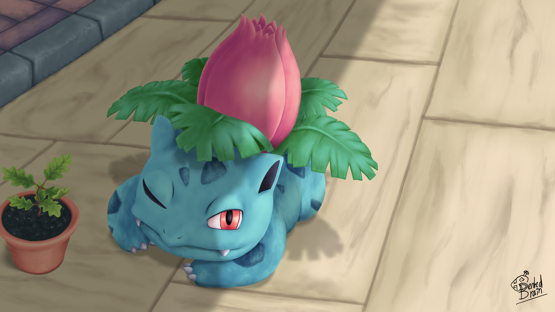 ArtStation - Basking with the Bulb