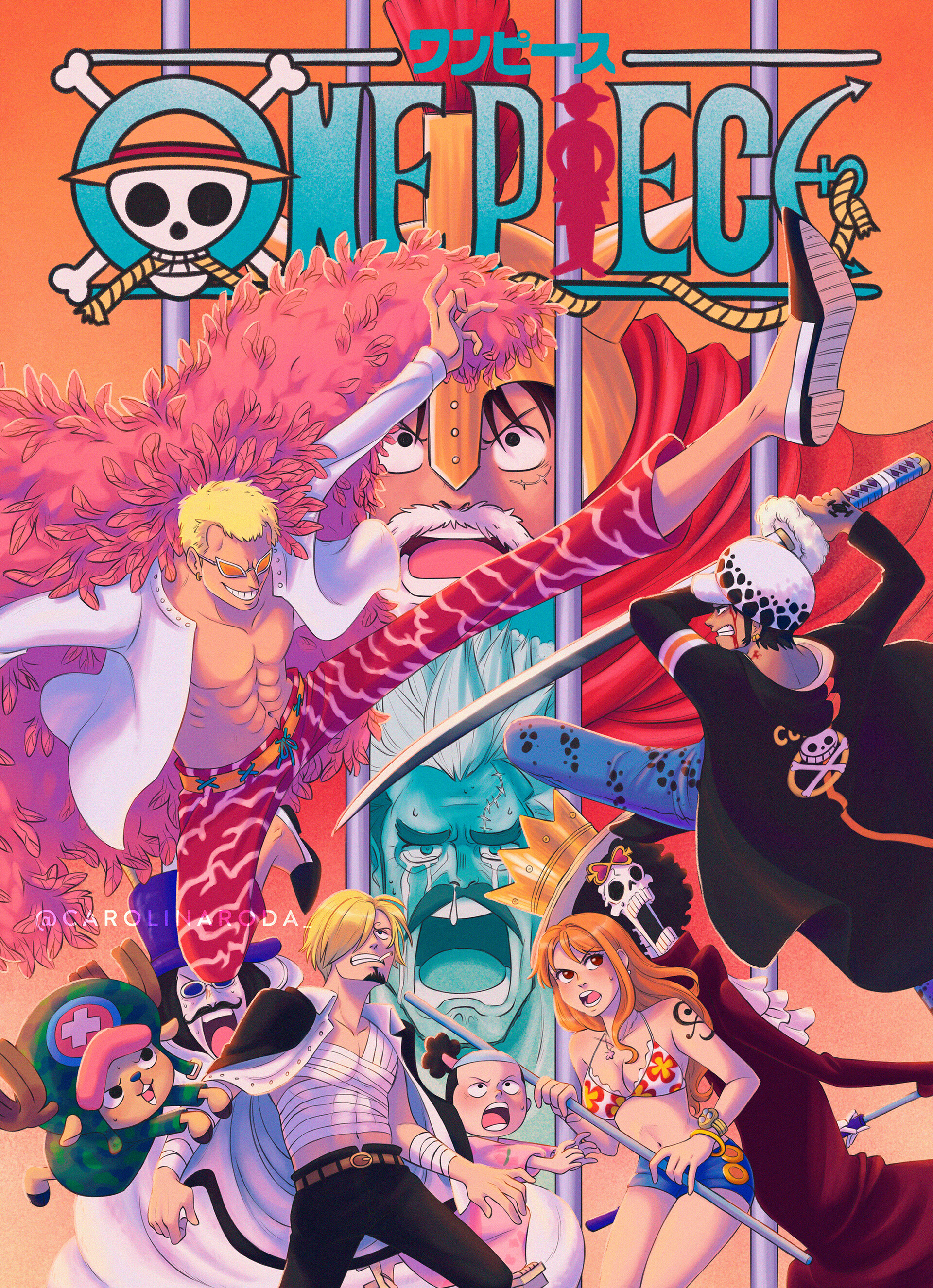 ArtStation - One Piece cover redraw