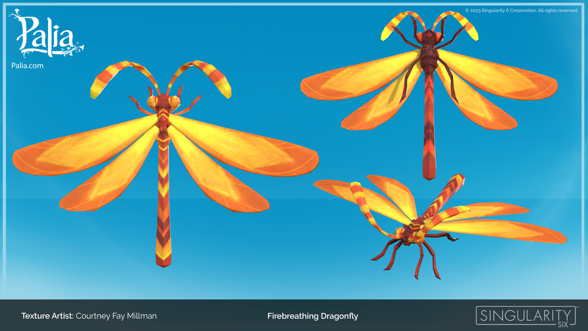 fire breathing dragonfly