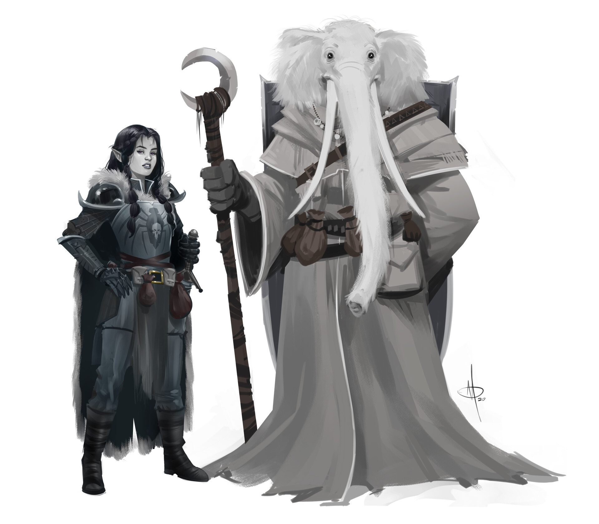 ArtStation - Callidora and Otto - character designs