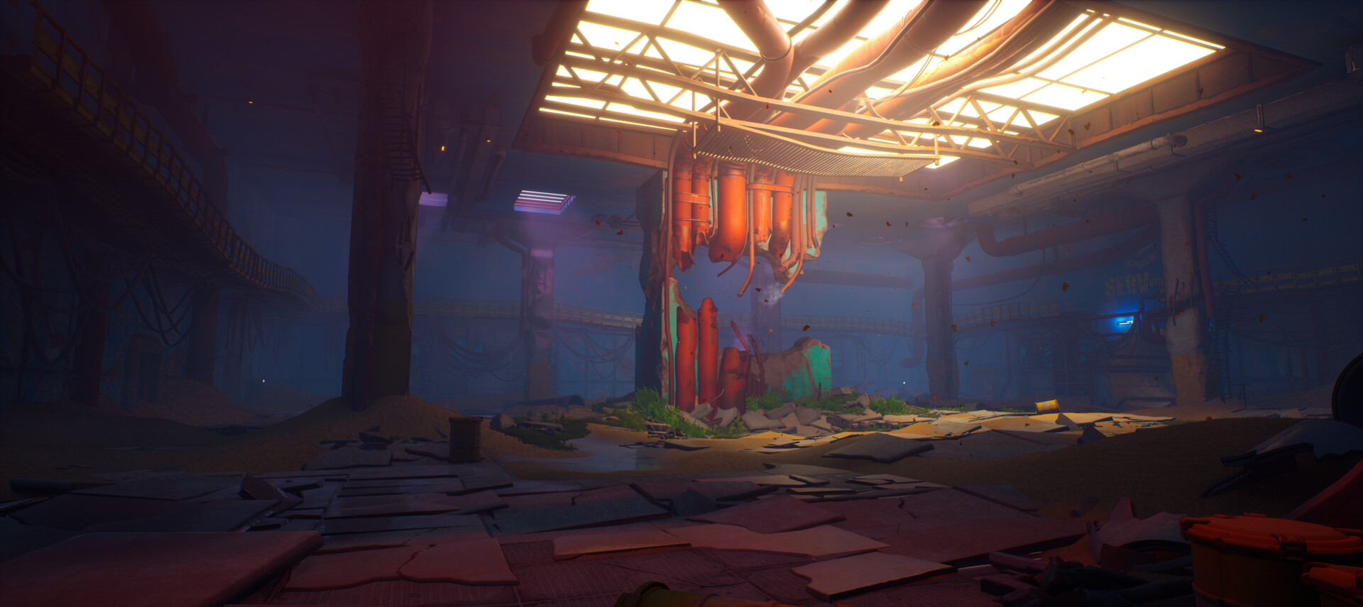 ArtStation - Post apocalyptic sci-fi world- Combat arena C