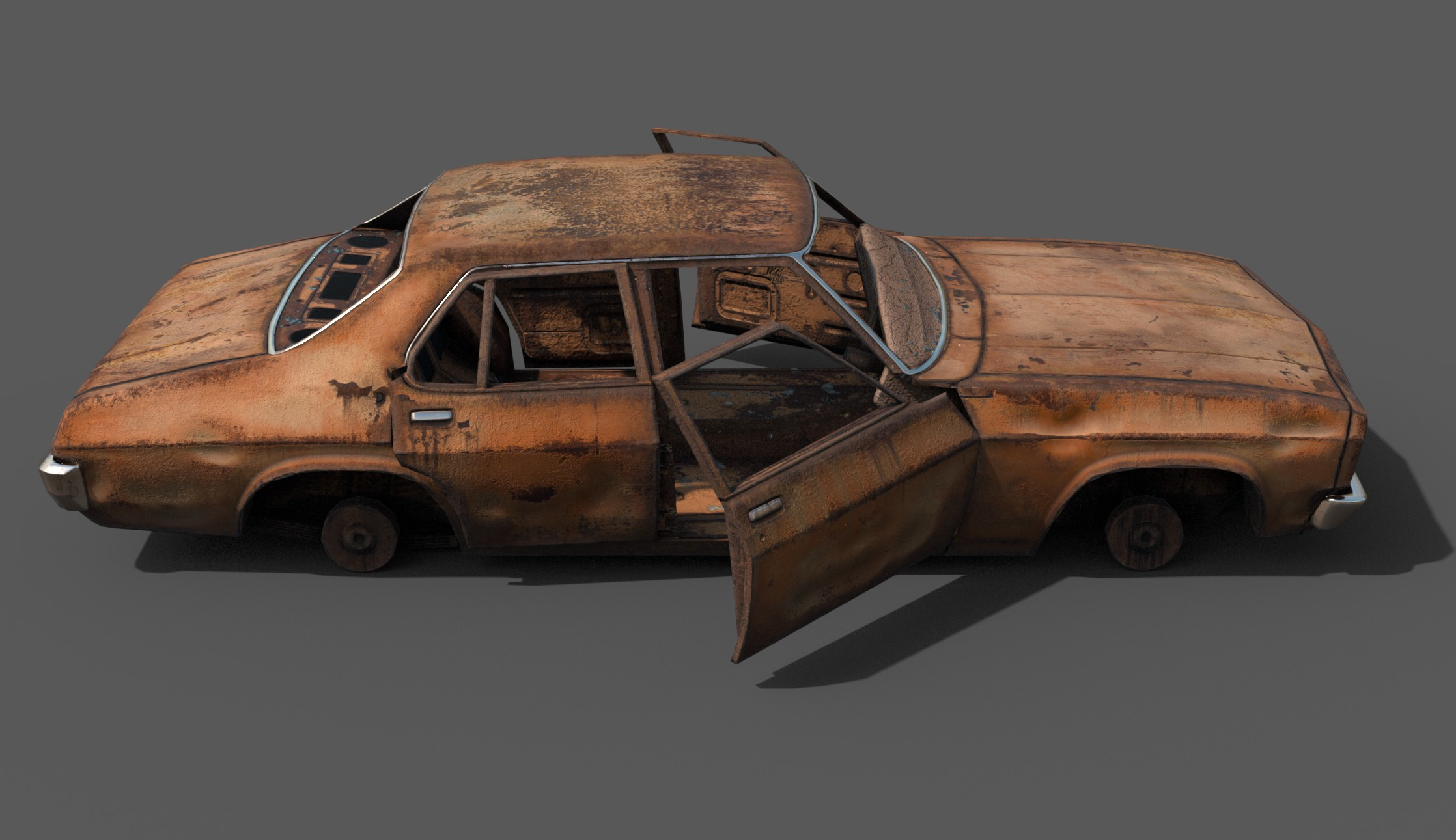 Renafox3D - Rustworld Sedan