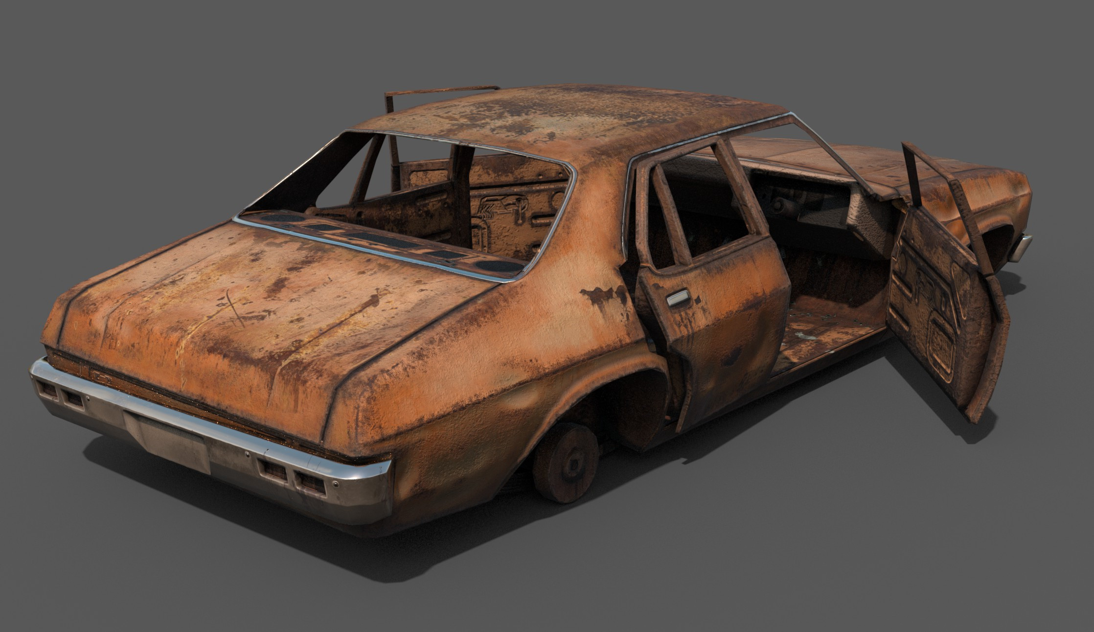 Renafox3D - Rustworld Sedan