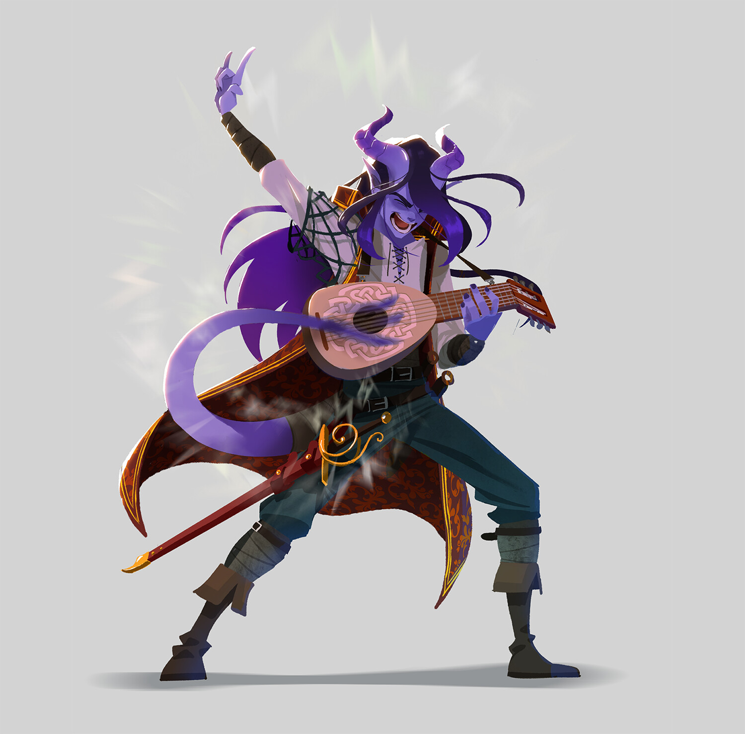 ArtStation - Bardic Rockstar