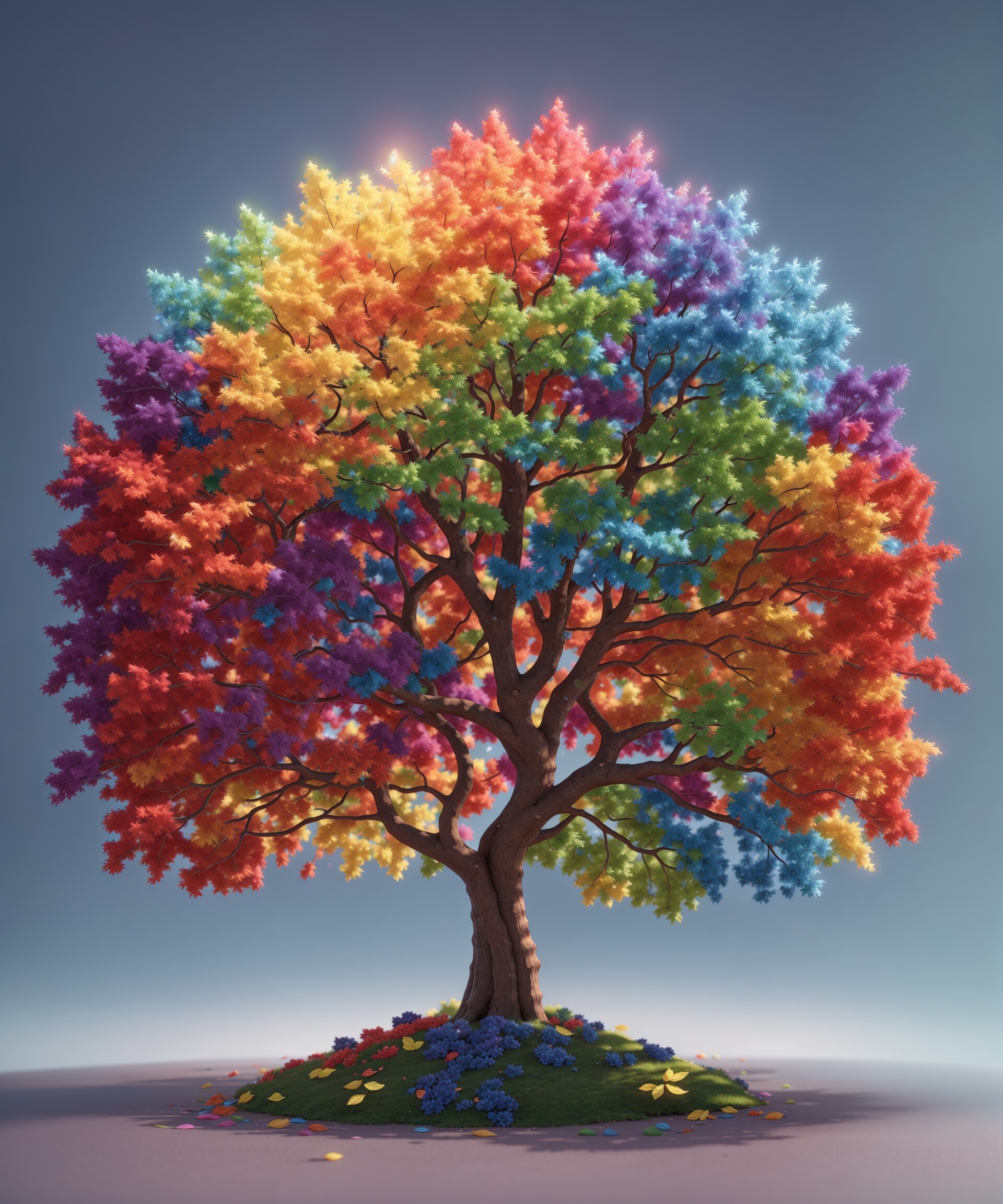 Delia Wright - Rainbow Tree