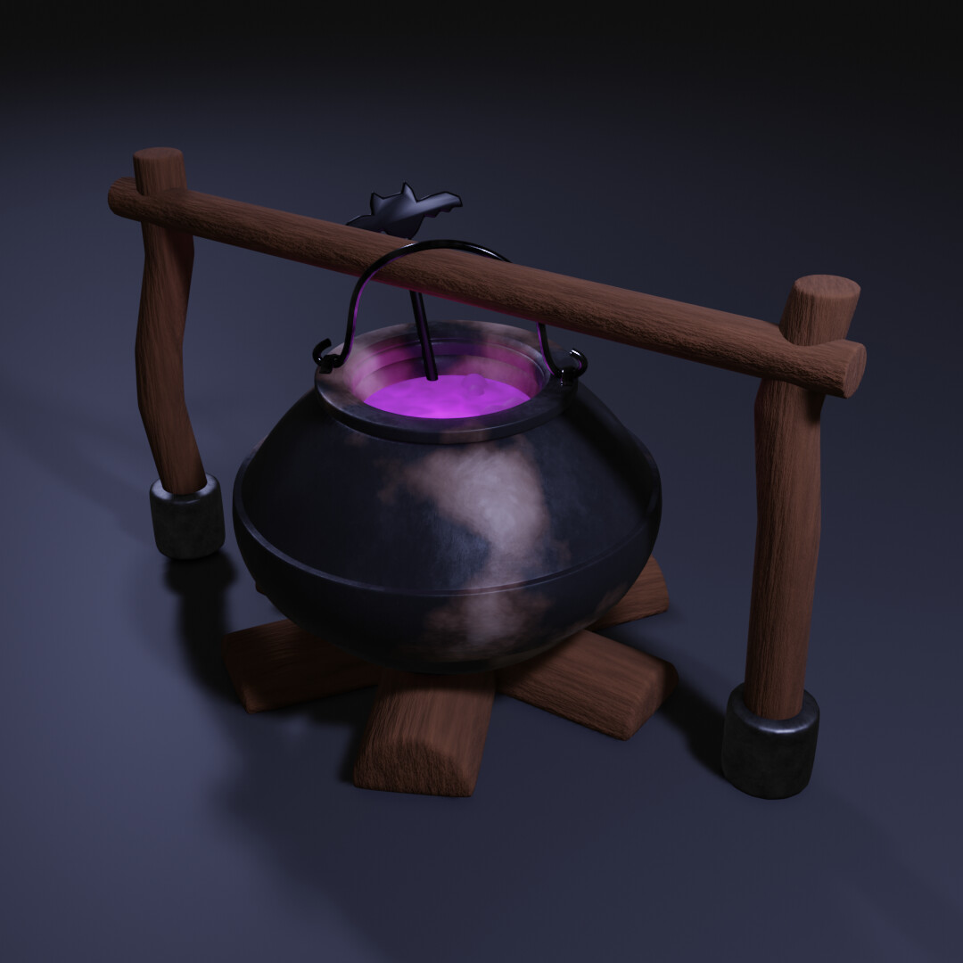 ArtStation - witch's cauldron