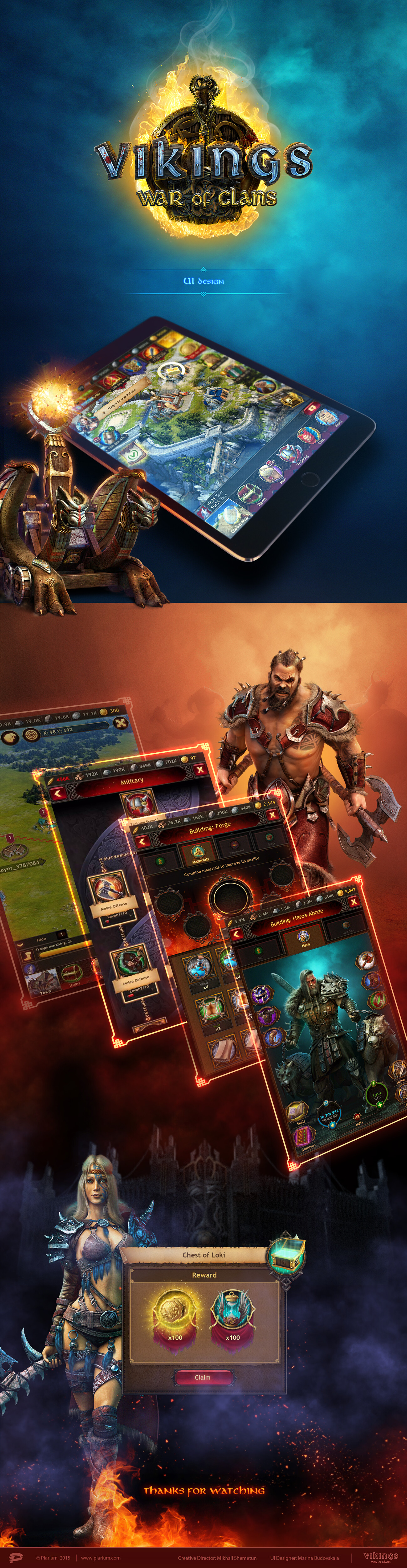 ArtStation - UI Design Vikings