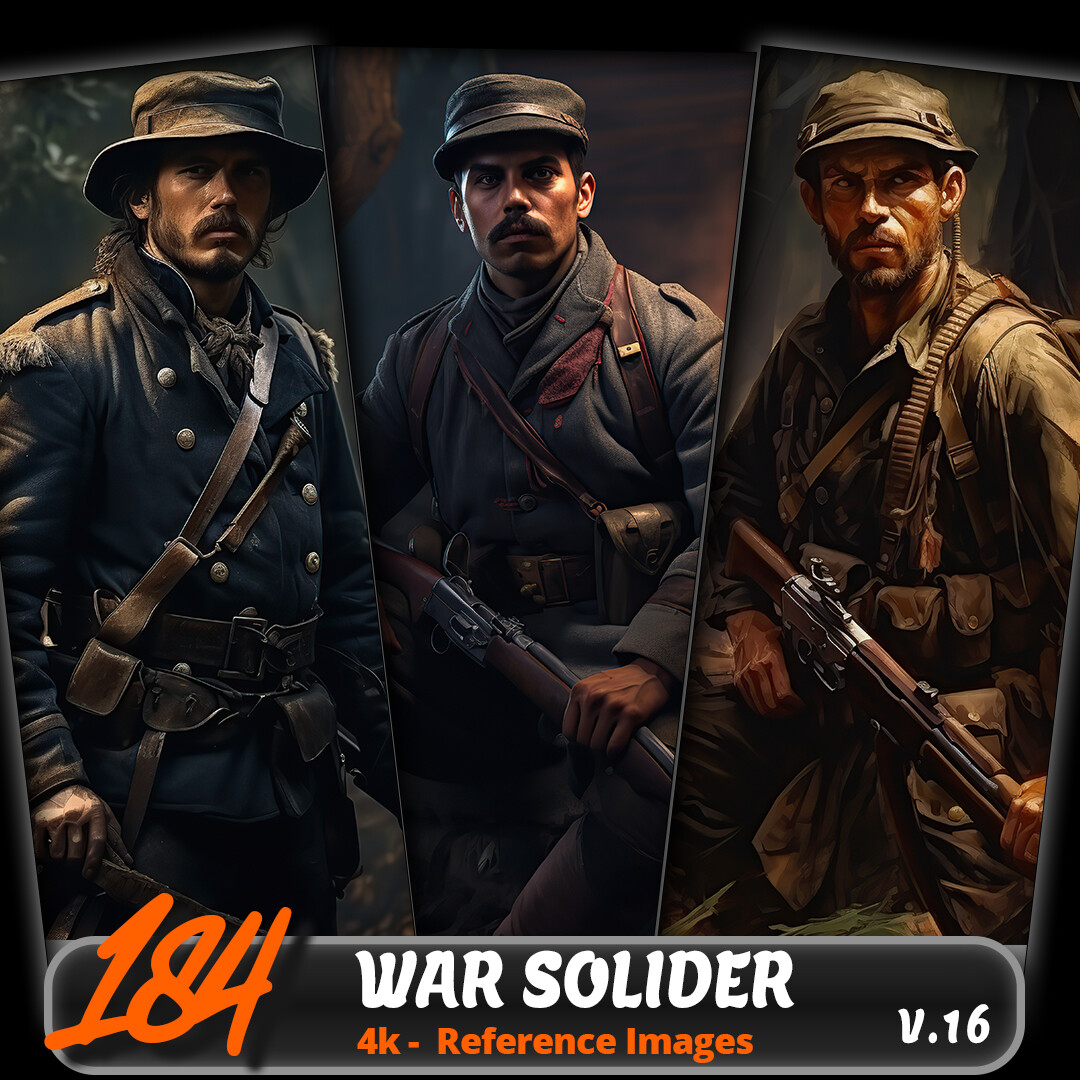 ArtStation - WAR SOLIDER VOL. 16/ 4K/ Reference Image