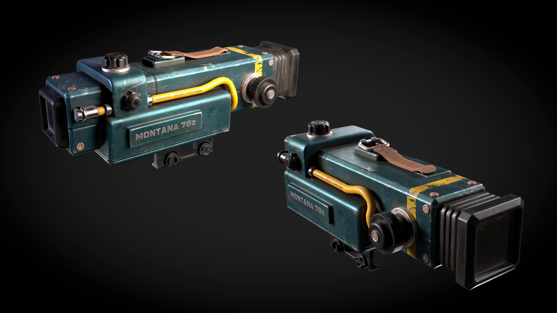 ArtStation - Fallout Laser Rifle Scope Fanart
