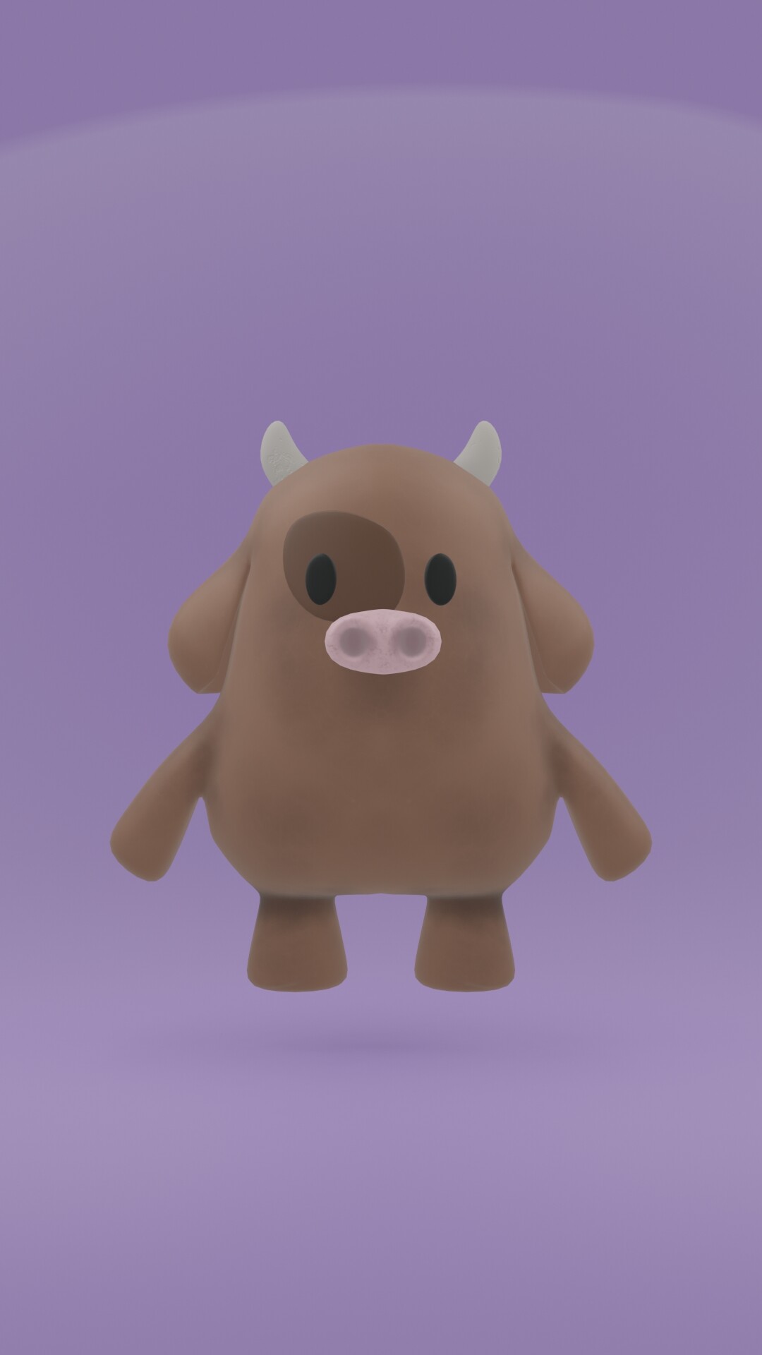 Lamia Baran - low poly cow