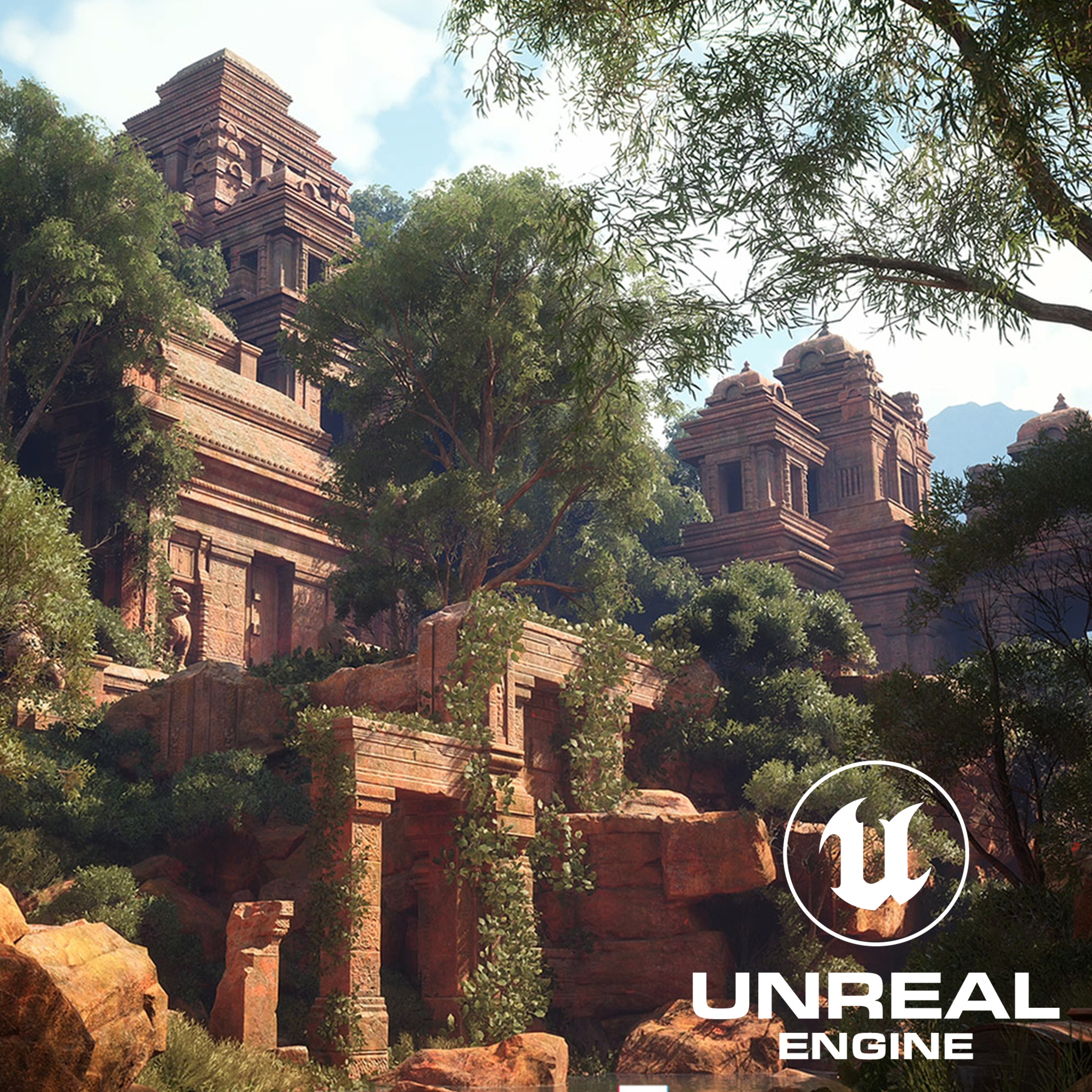Freshcan 3D - Environment Art Studio - Ancient Temple Environment in UE5
