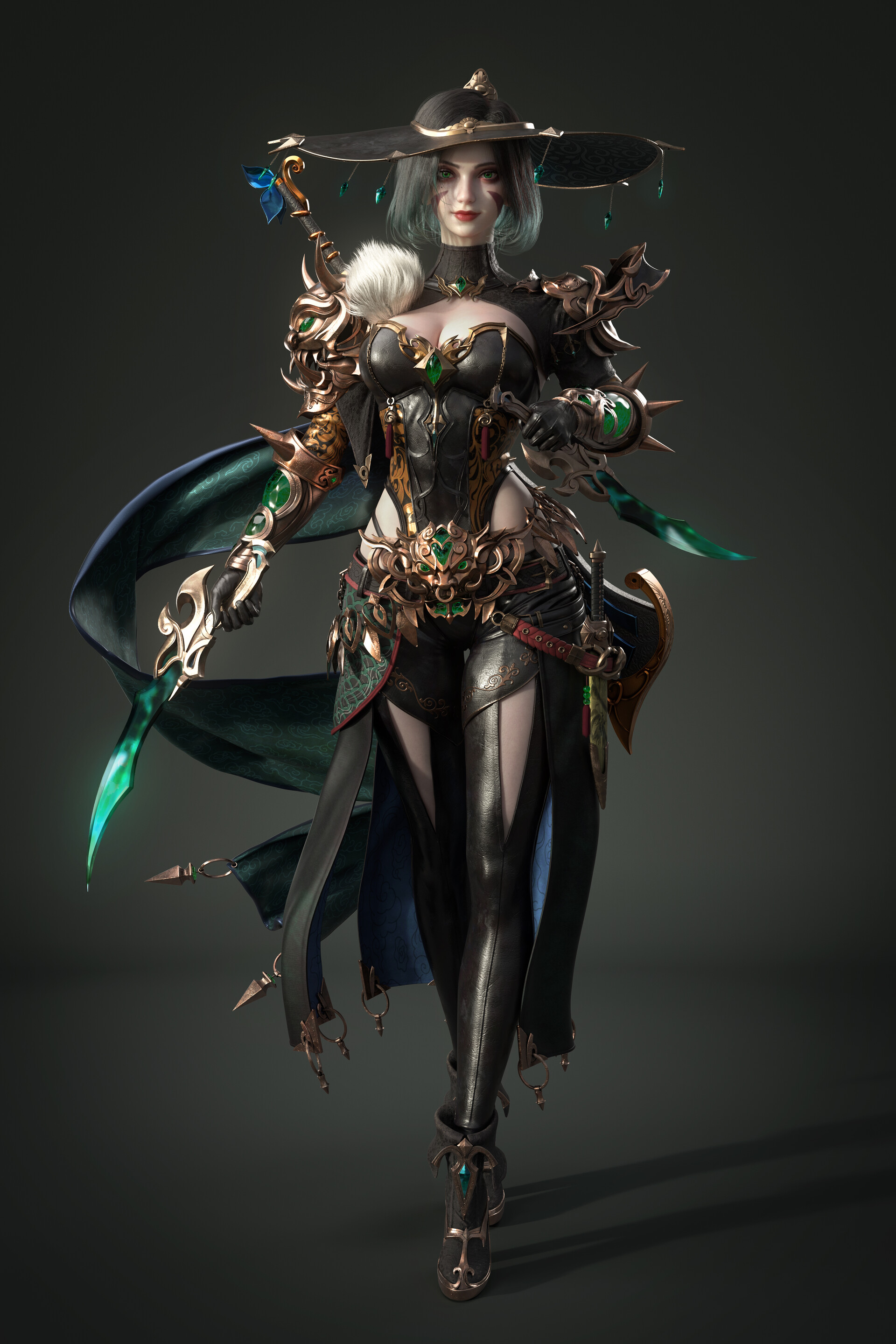 ArtStation - Double Swords assassin