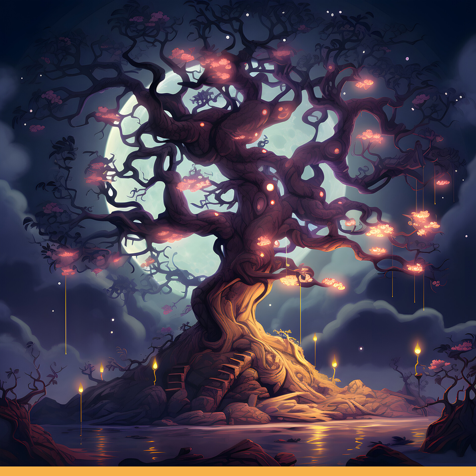 ArtStation - 404 Stylized Weird Tree VOL45