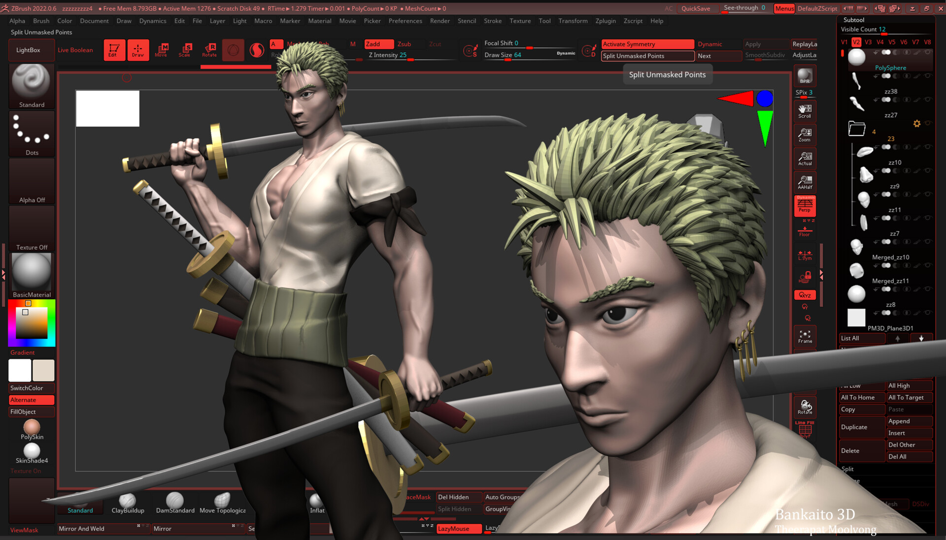 ArtStation - ZORO ONE PIECE