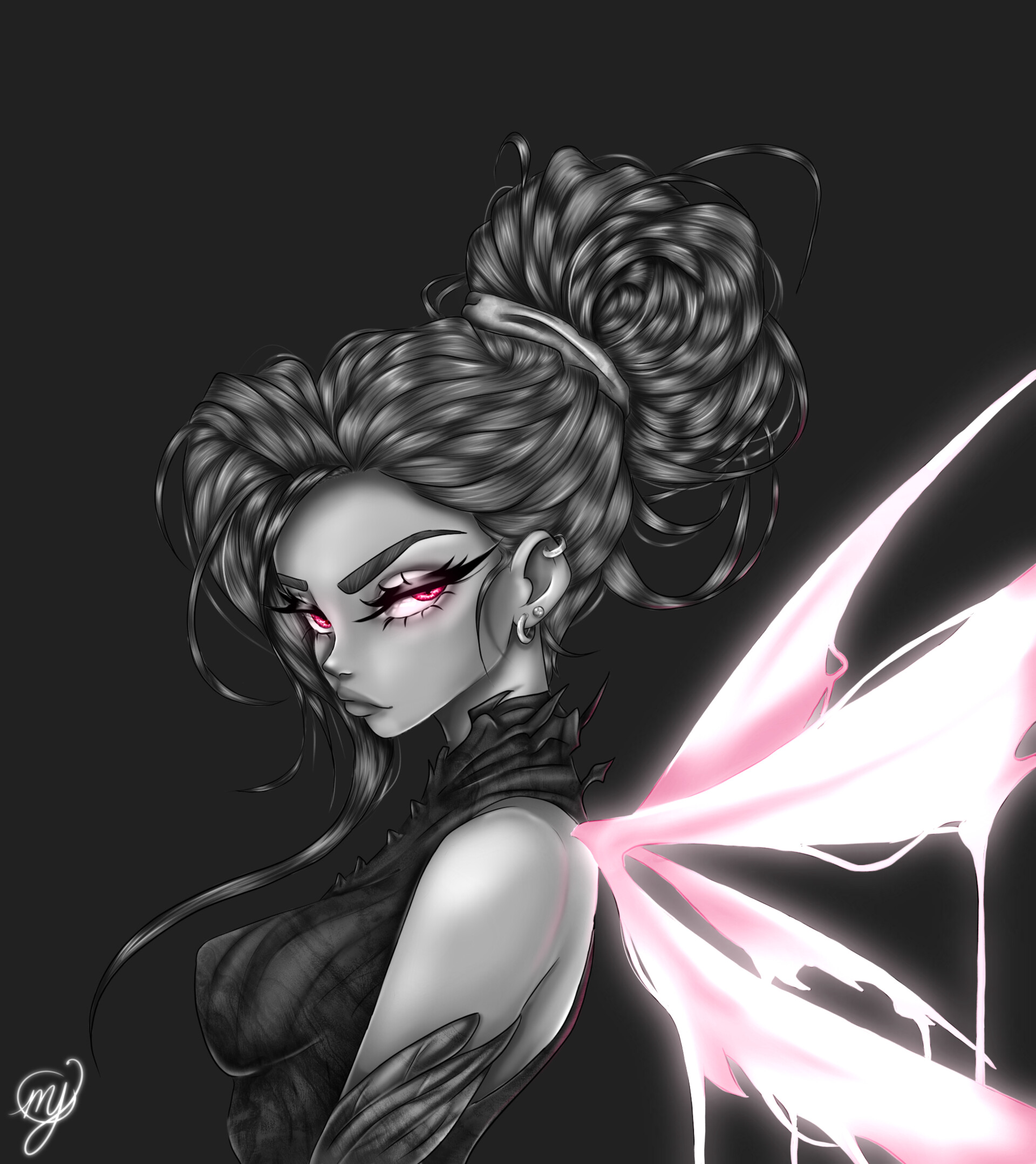 ArtStation - Gray Scale Fairy