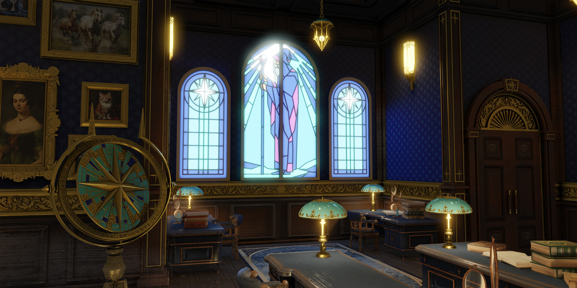 ArtStation - Wizard's Library