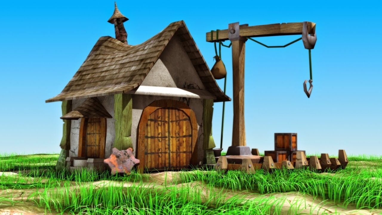 ArtStation - Stylize Trading Hut