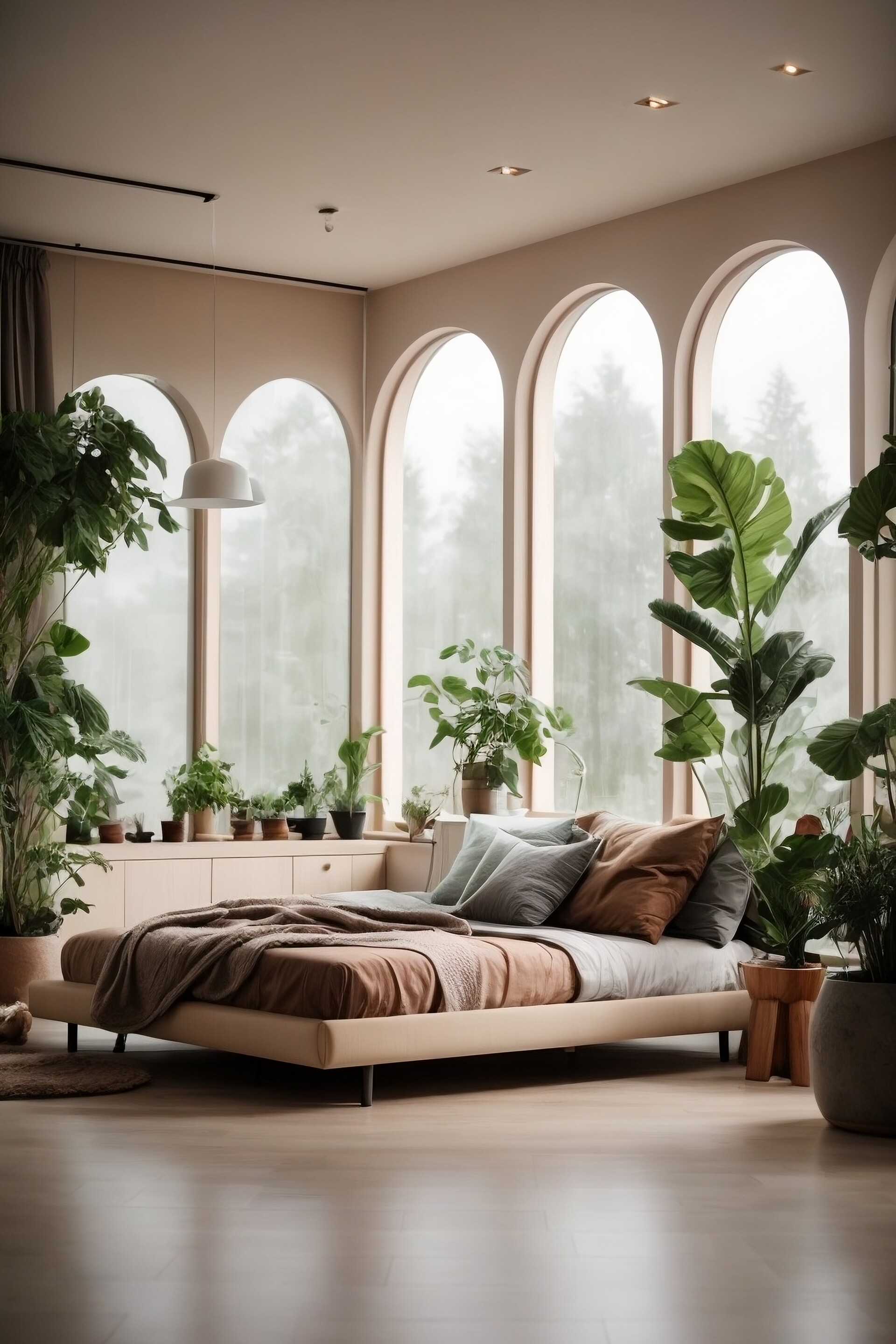 yasin najafi - Serenity in Simplicity: Minimalistic Modern Bedroom Design