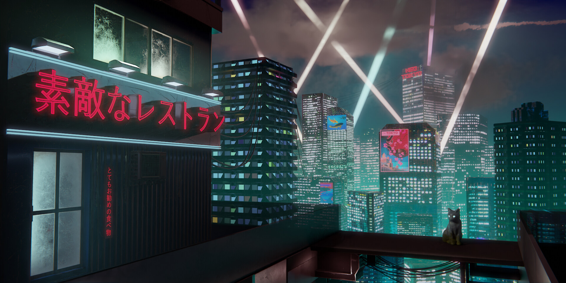 ArtStation - Neo Tokyo Environment