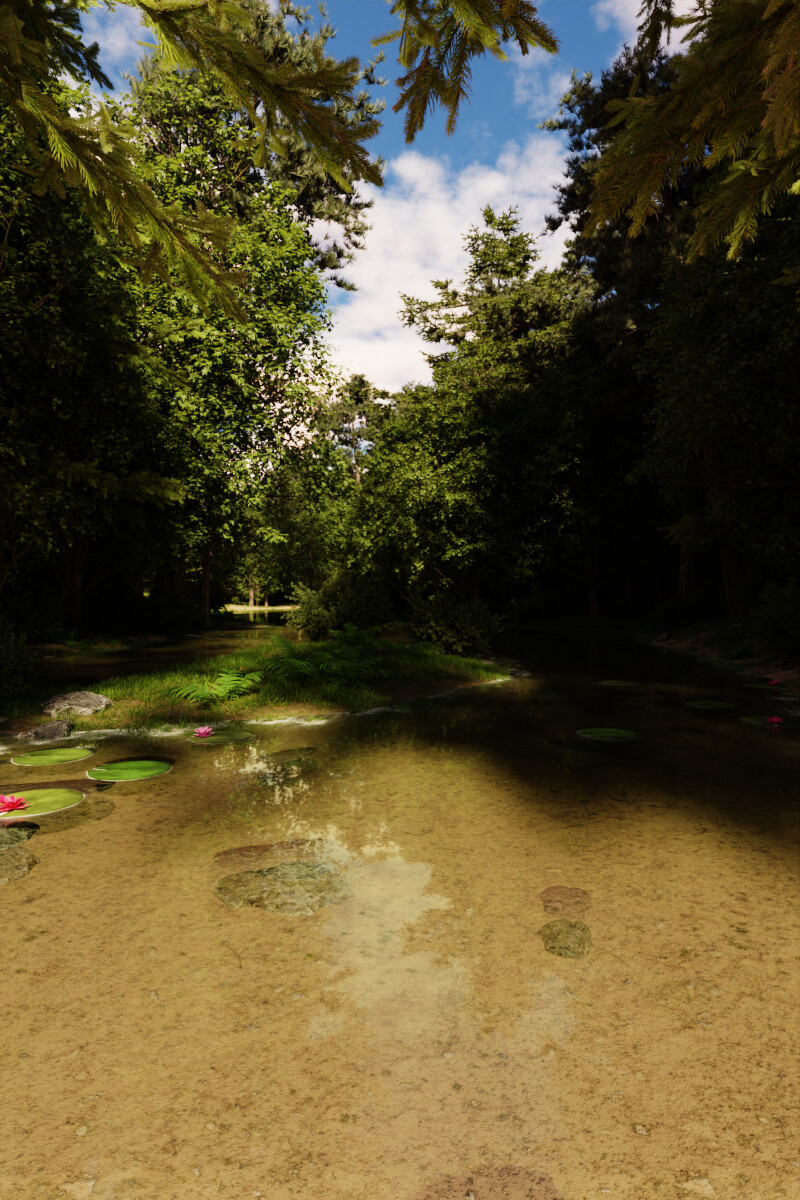 ArtStation - Forest river