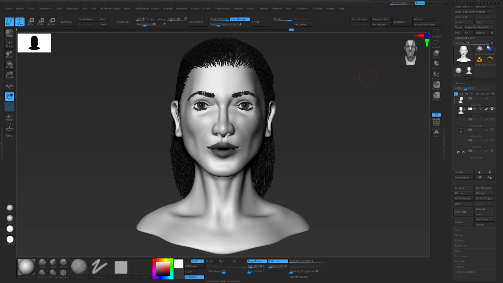 Ansh Saini - Female Bust Sculpt