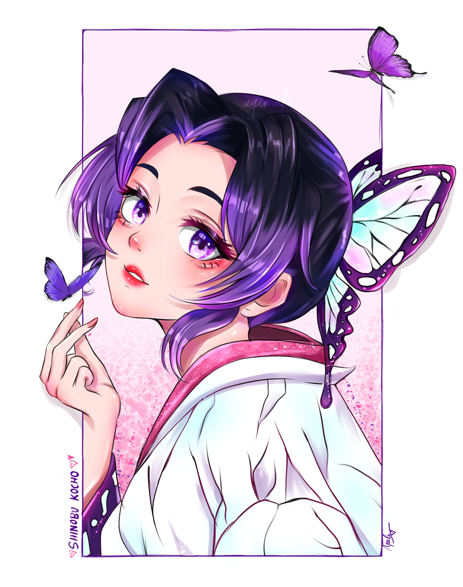 Artstation Shinobu Demon Slayer Fan Art